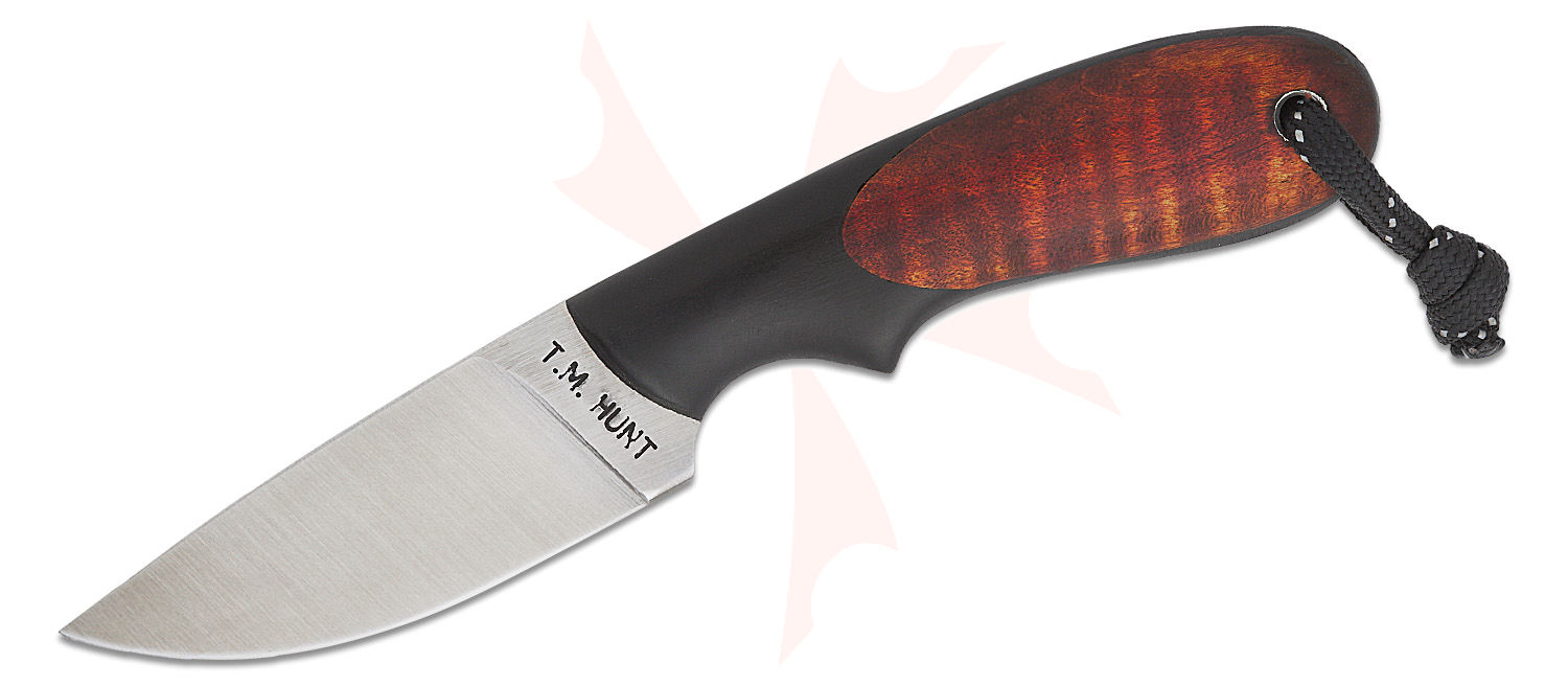 T.M. Hunt Custom Hedgehog Fixed Blade Knife 2.8" AEB-L Satin Blade ...