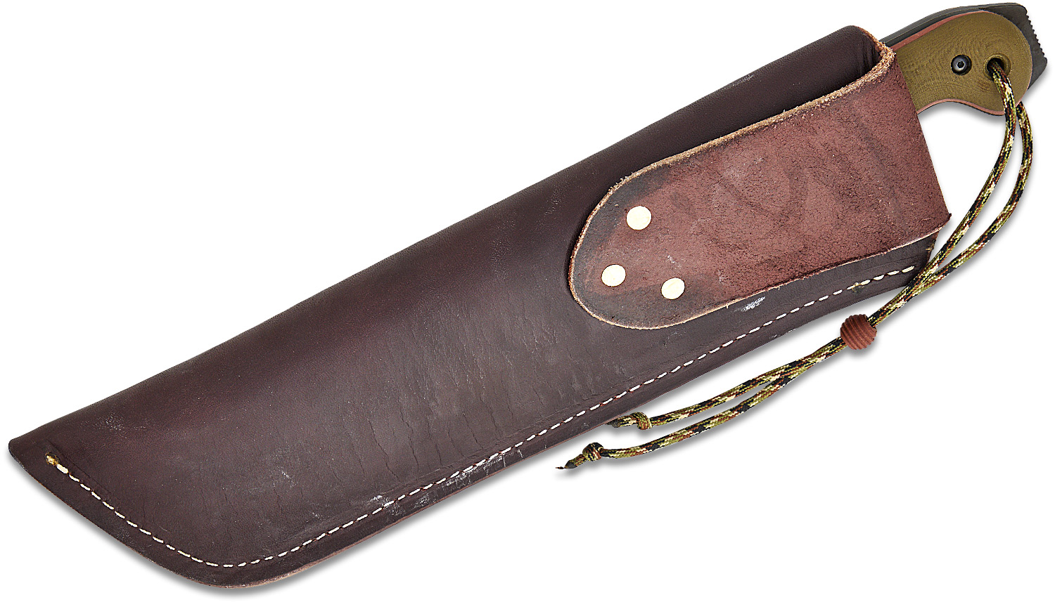 T.M. Hunt M18 Fixed Blade Knife 10.125" O1 Acid Washed Recurve Chopper ...