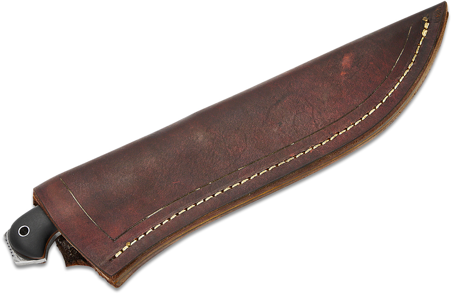 T.M. Hunt Custom Tradewater Fixed Blade 5.75" O1 Steel Satin Drop Point ...