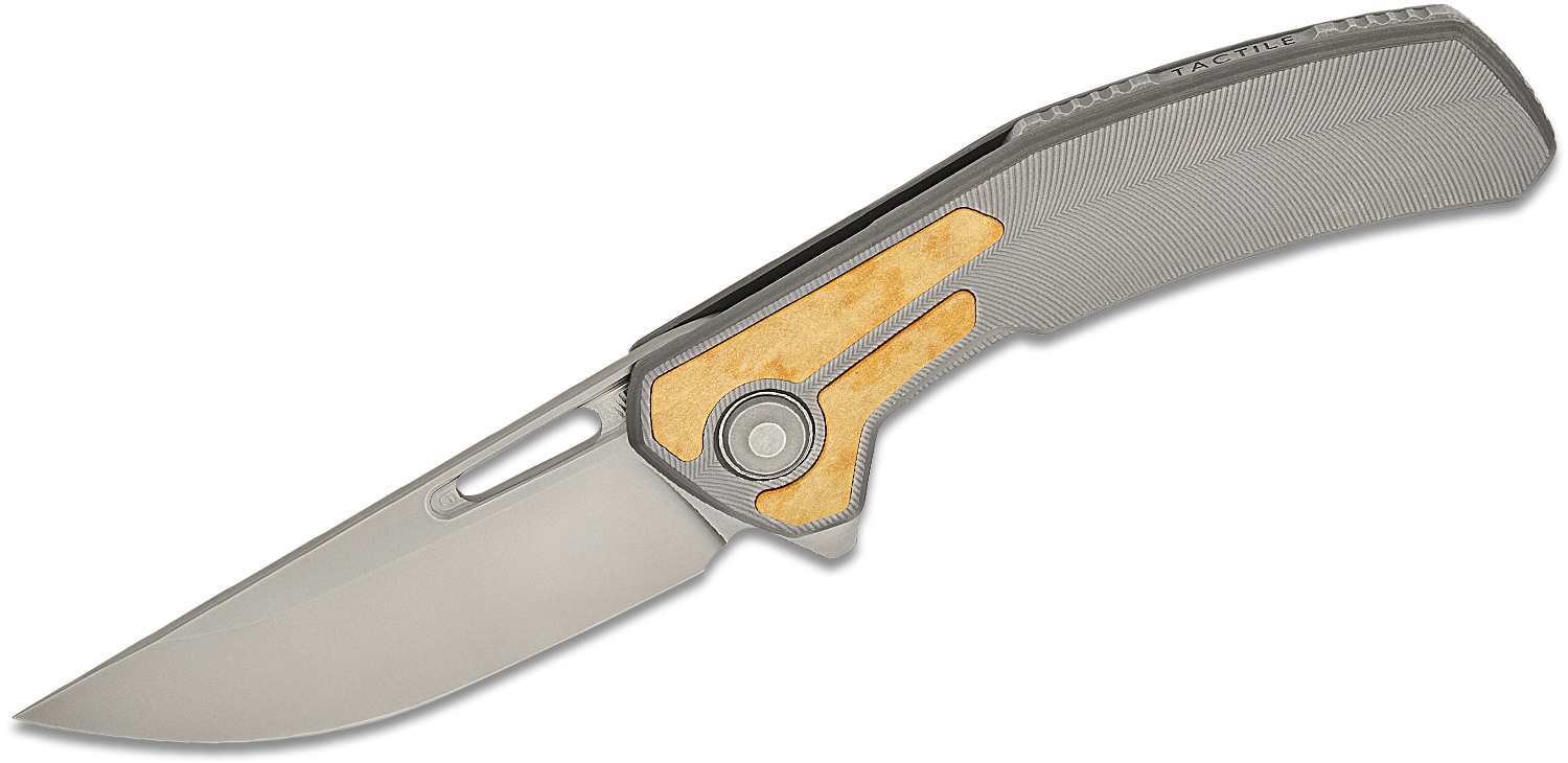 Tactile Knife Co. TJ Schwarz Archer Inlay Frame Lock Flipper Knife 3.4 ...