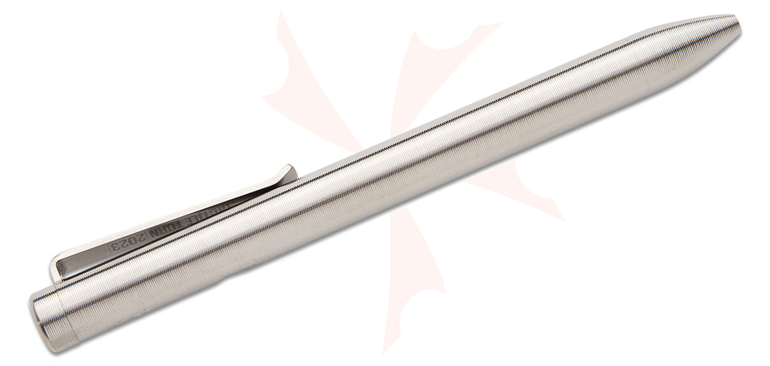 Tactile Turn Titanium Bolt Action Pen, Short, 5.1" Overall ...