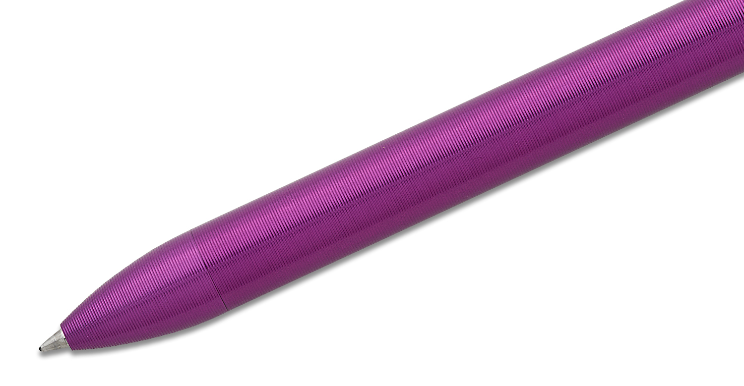 Tactile Turn Purple Aluminum Bolt Action Pen, Standard, 5.6" Overall ...