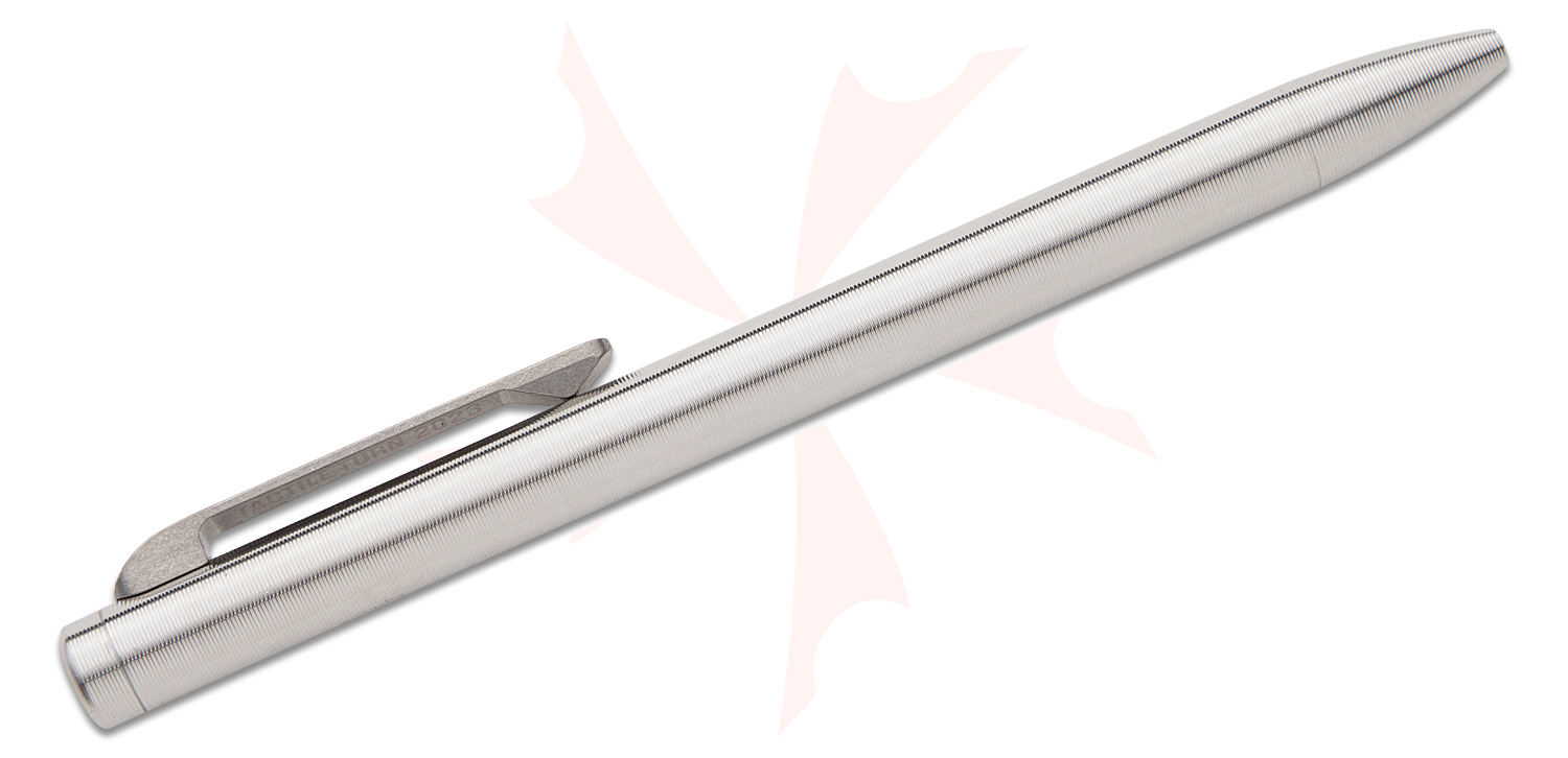 Tactile Turn Titanium Slim Bolt Action Pen, Short, 5.1" Overall ...
