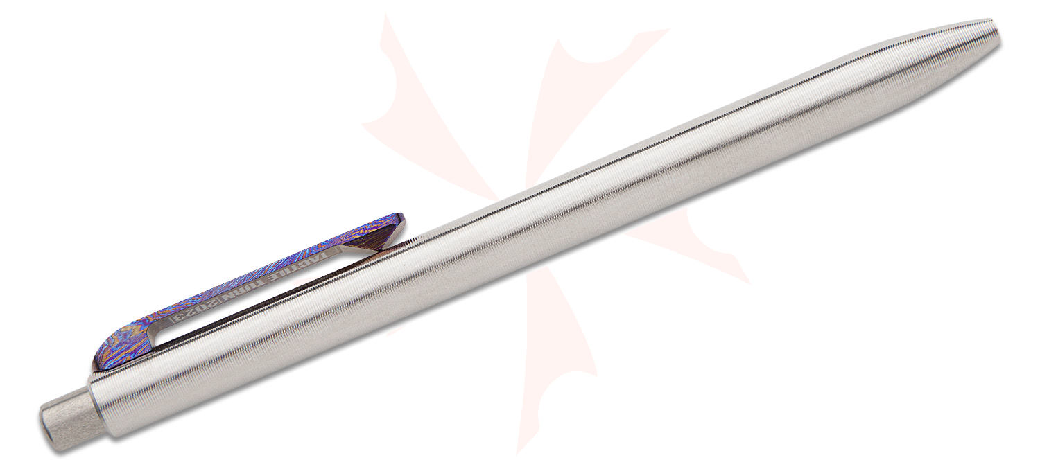 Tactile Turn Titanium Slim Side Click Pen, Short, Timascus Clip, 5.3 ...