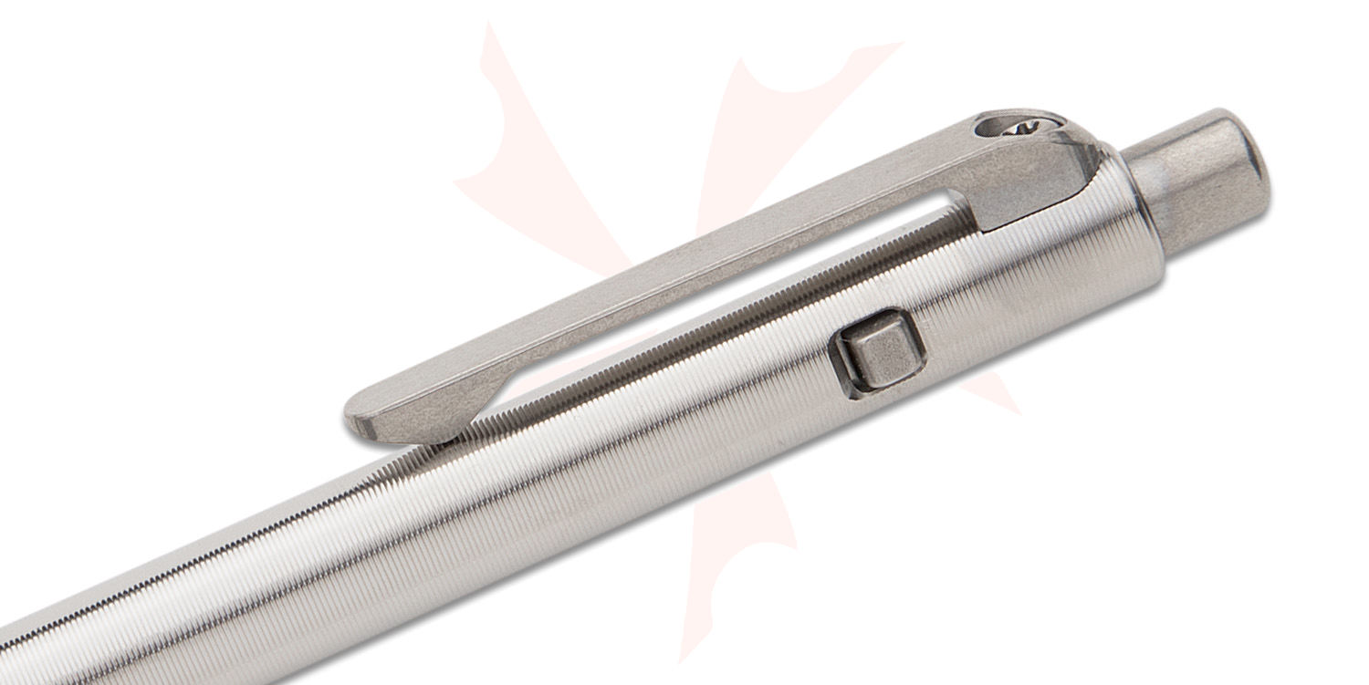 Tactile Turn Titanium Slim Side Click Pen, Short, 5.3" Overall ...