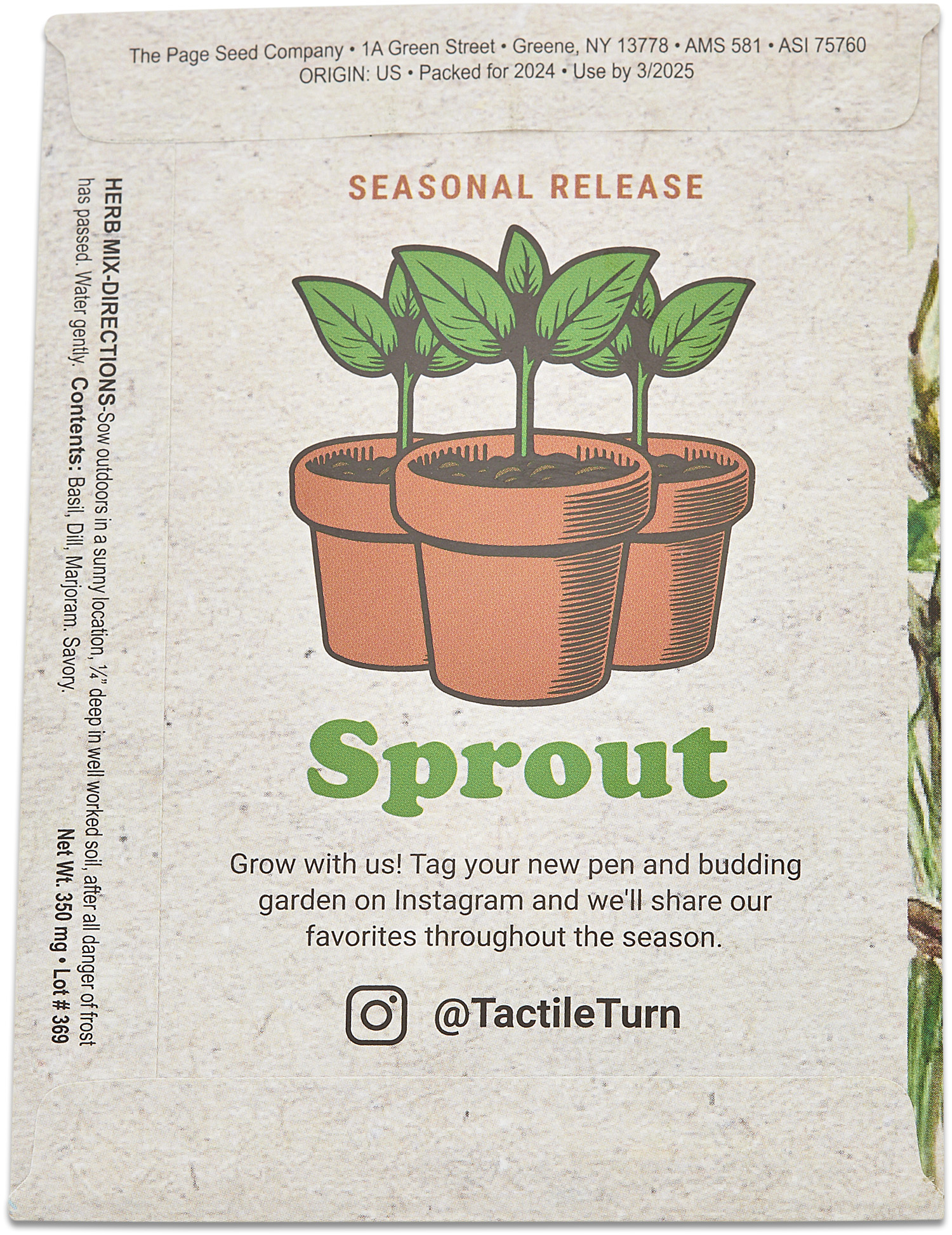 Tactile Turn Limited Edition Seasonal Sprout Custom Cerakoted Titanium ...