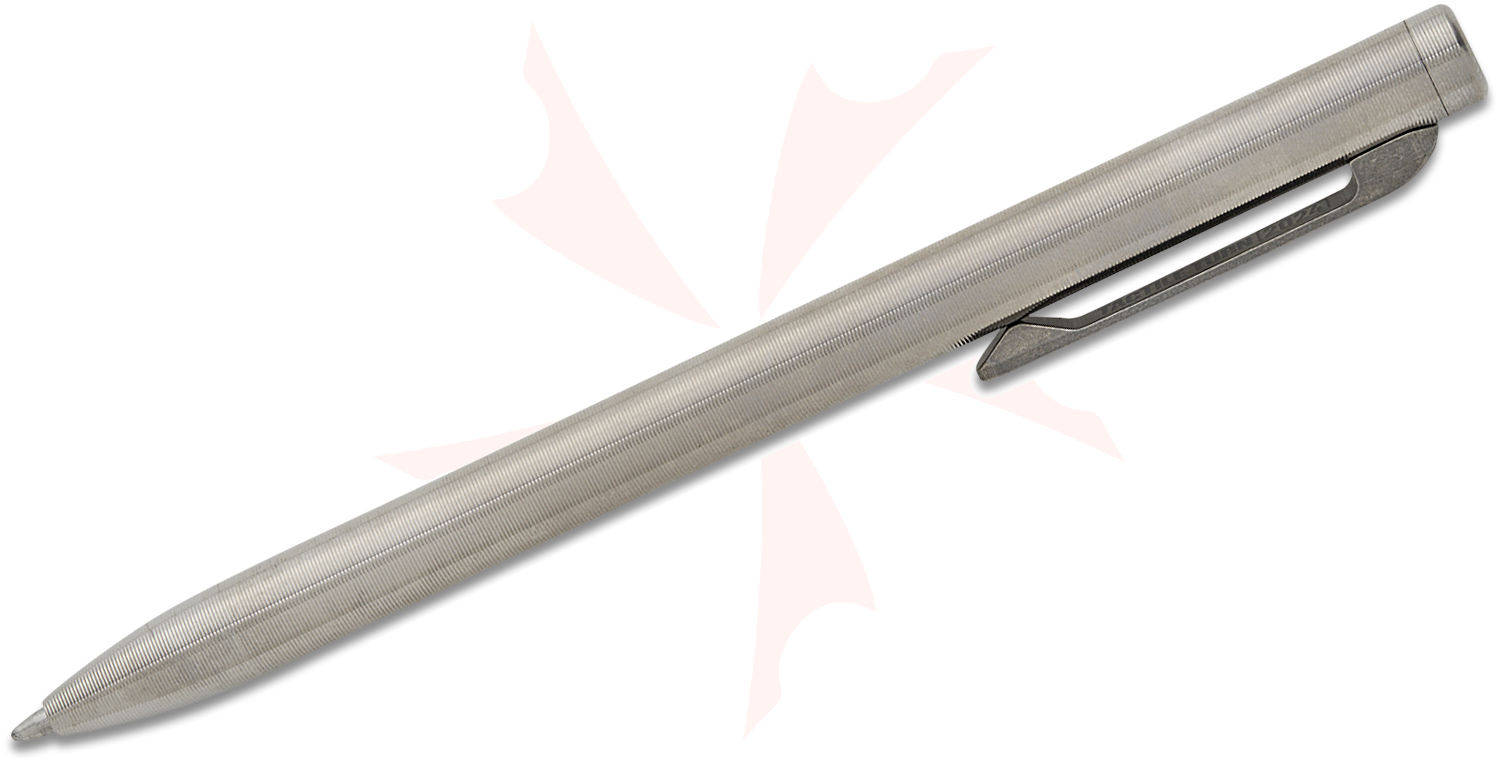 Tactile Turn Machined Titanium Short Slim Switch ClickShift Pen, 5.25" Overall - KnifeCenter ...