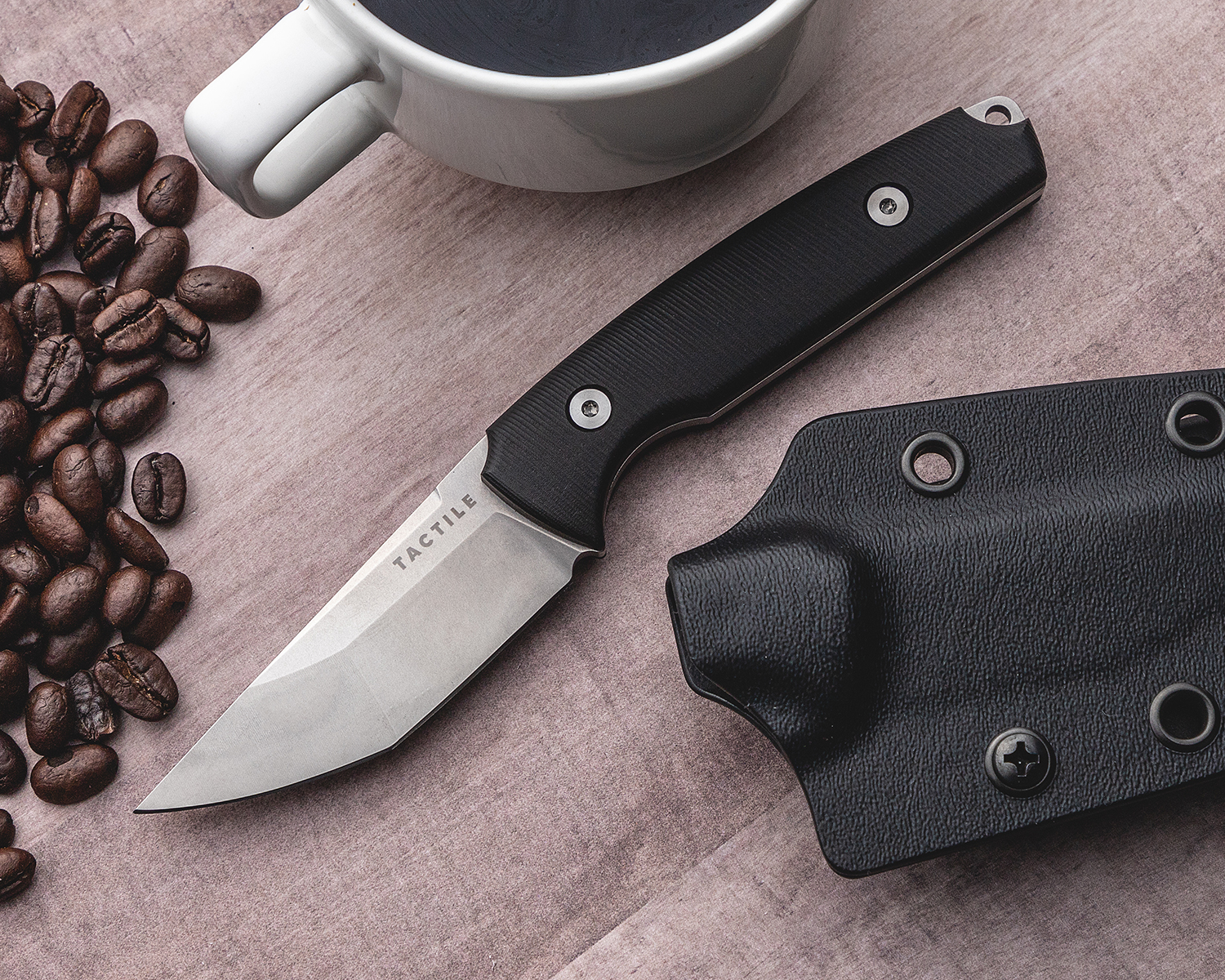 Tactile Knife Co. Matt Christensen Dreadeye Fixed Blade Knife 2.75 ...
