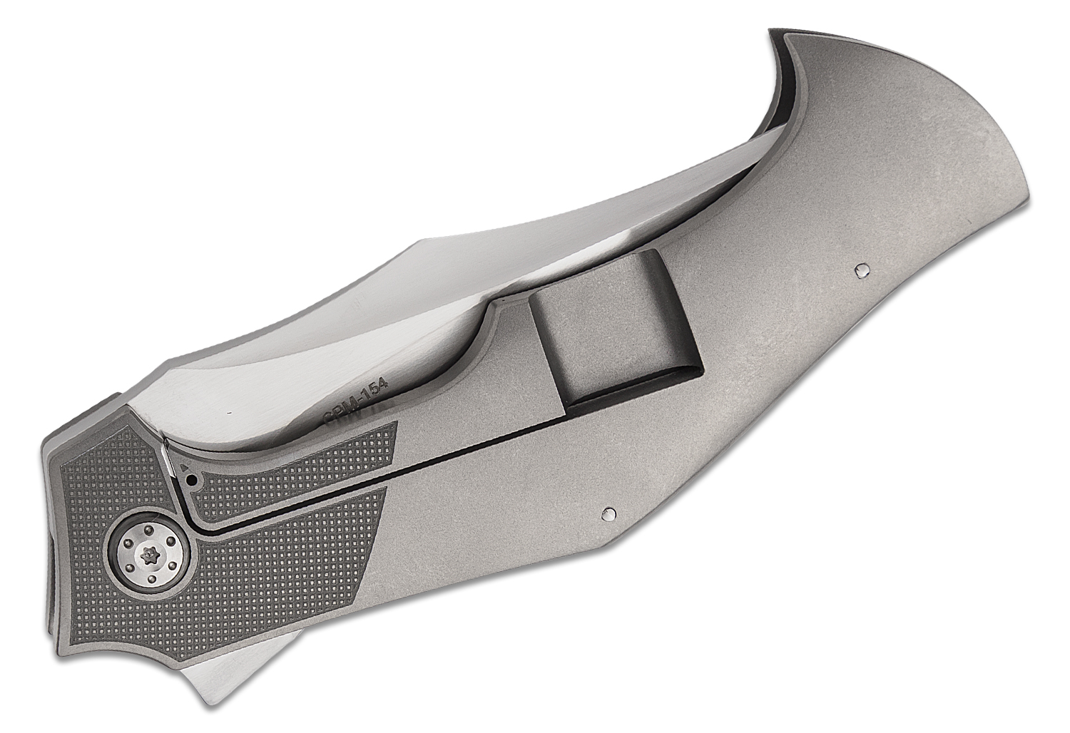 Tashi Bharucha Custom Thick Project Flipper Knife 4.125" CPM-154 Hand ...