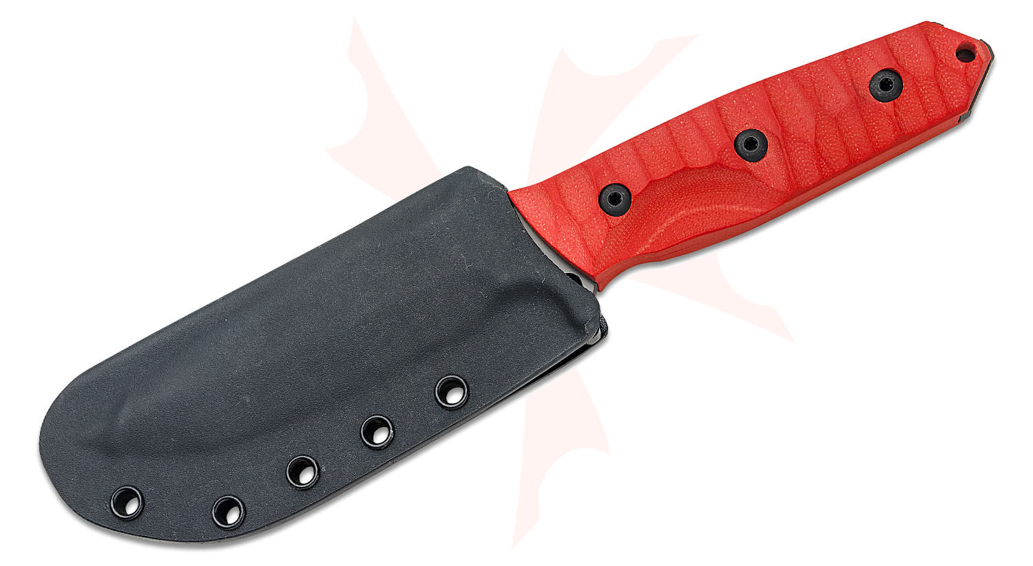 TB Outdoor Marauder Survival Knife, 4.88" MOX Gray PVD Drop Point Blade ...