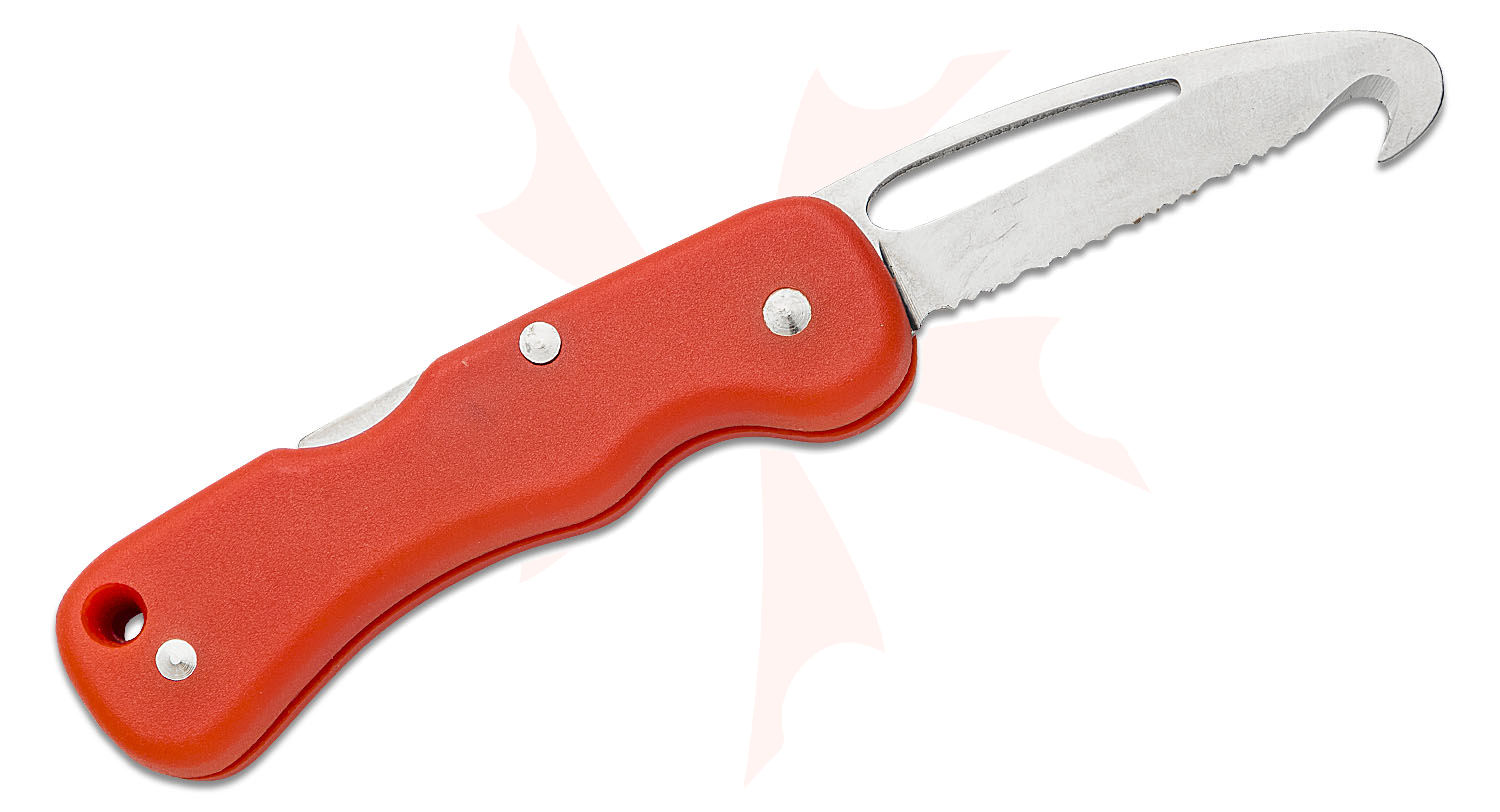 TEKNA Knives Rescue Edge Folding Knife 2.75" Stainless Satin Rescue ...