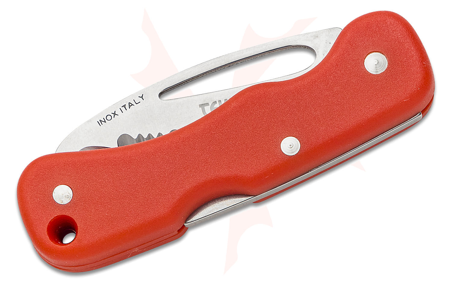 TEKNA Knives Rescue Edge Folding Knife 2.75" Stainless Satin Rescue ...