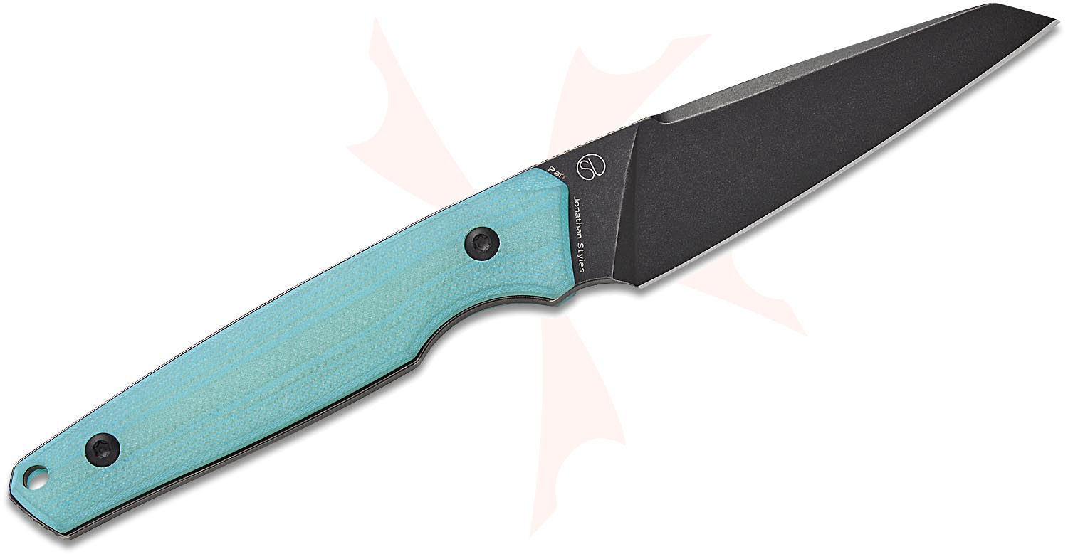 Tenable Knives Jonathan Styles Parr Fixed Blade Knife 2.88" 14C28N ...