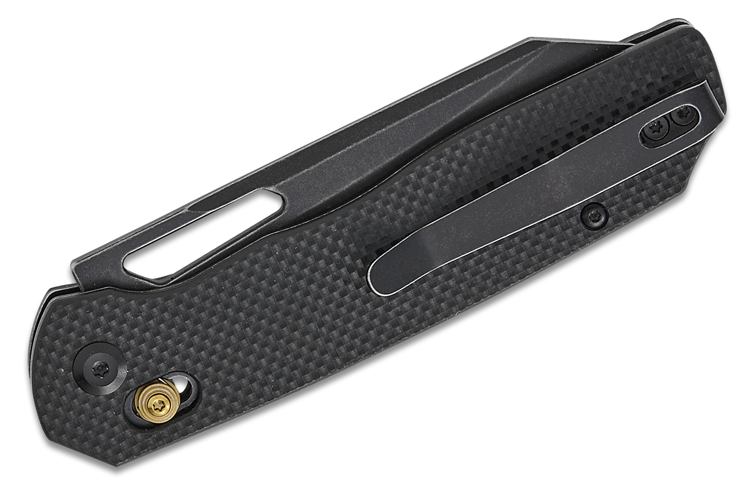 Tenable Knives Shard Crossbar Lock Folding Knife 3.47" 14C28N Black ...