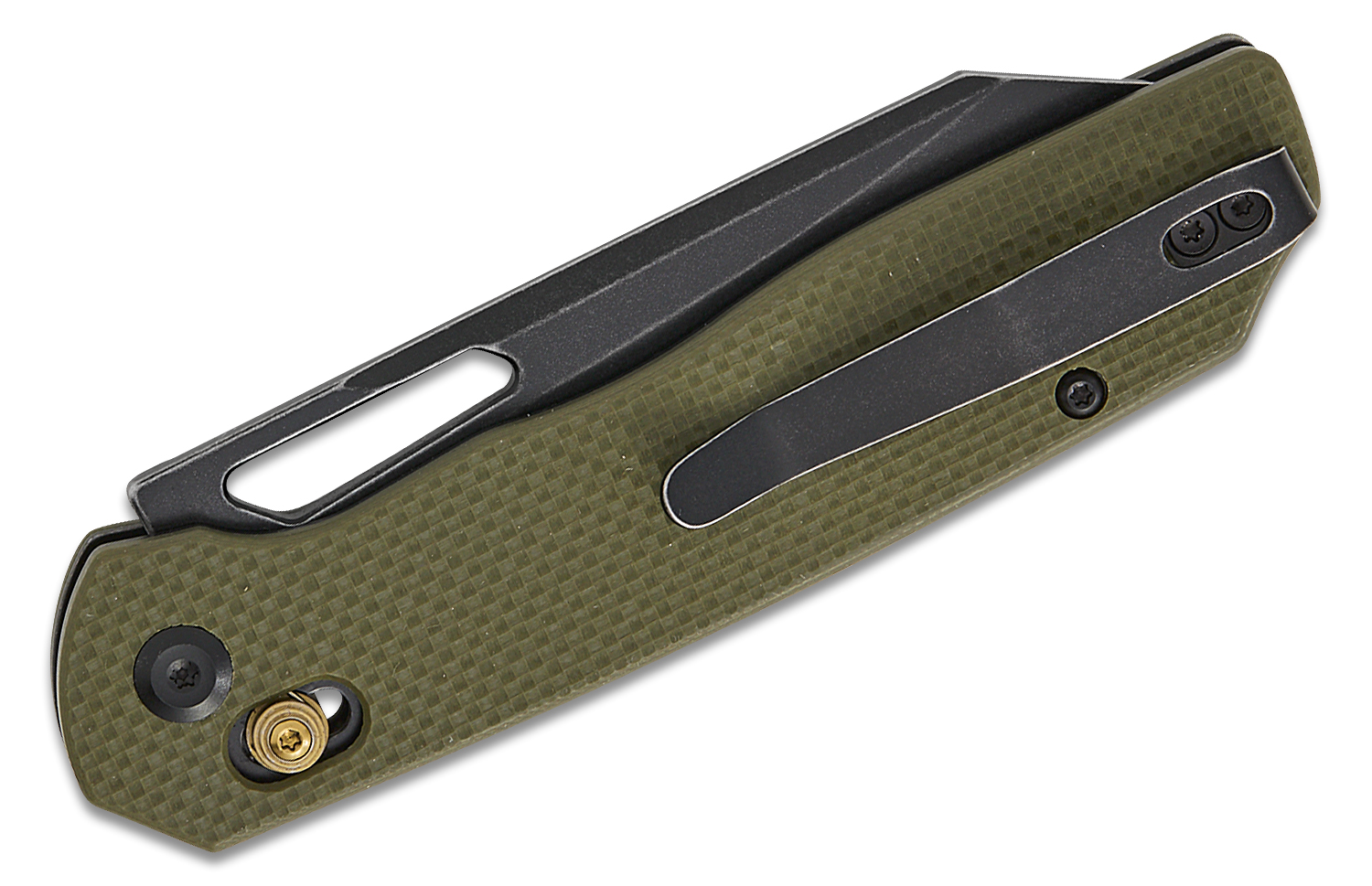 Tenable Knives Shard Crossbar Lock Folding Knife 3.47" 14C28N Black ...