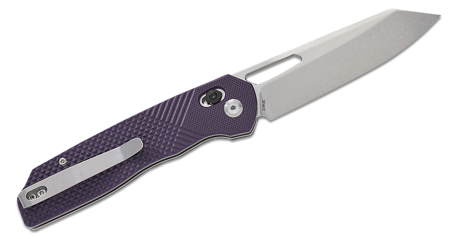 Tenable Knives Shard Crossbar Lock Folding Knife 3.47" 14C28N ...