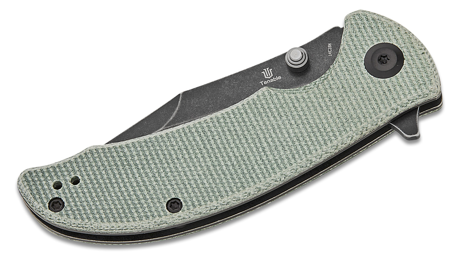 Tenable Knives Rei Liner Lock Flipper Knife 3.3" 14C28N Black ...