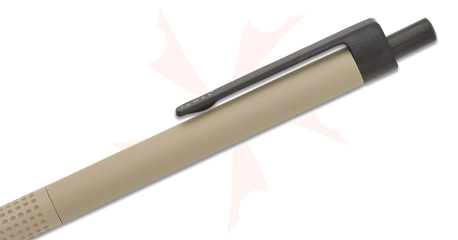 The James Brand The Burwell Pen, Coyote Tan Stainless Steel, 5.4 ...