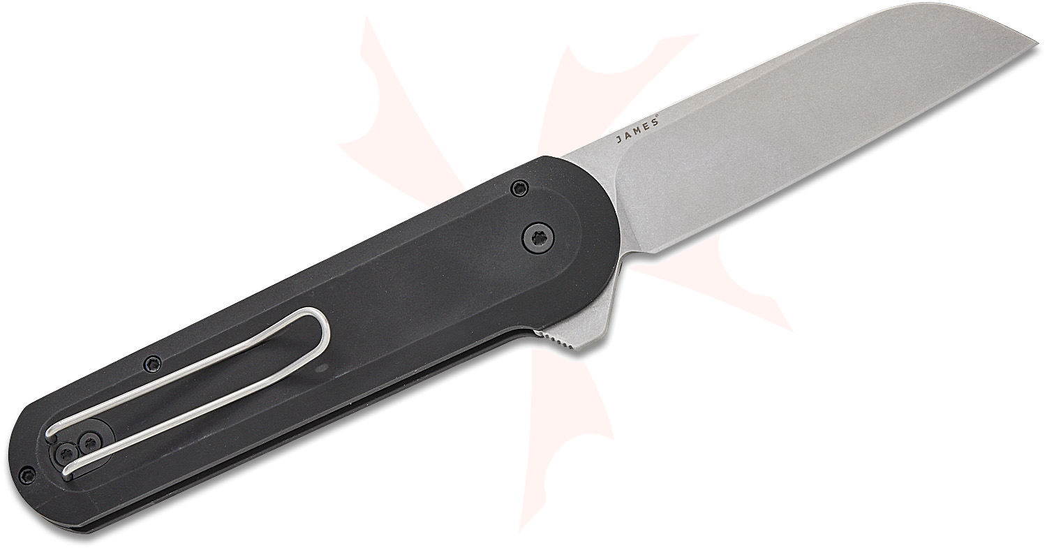 The James Brand The Wells Button Lock Flipper Knife 2.95" Stonewashed ...