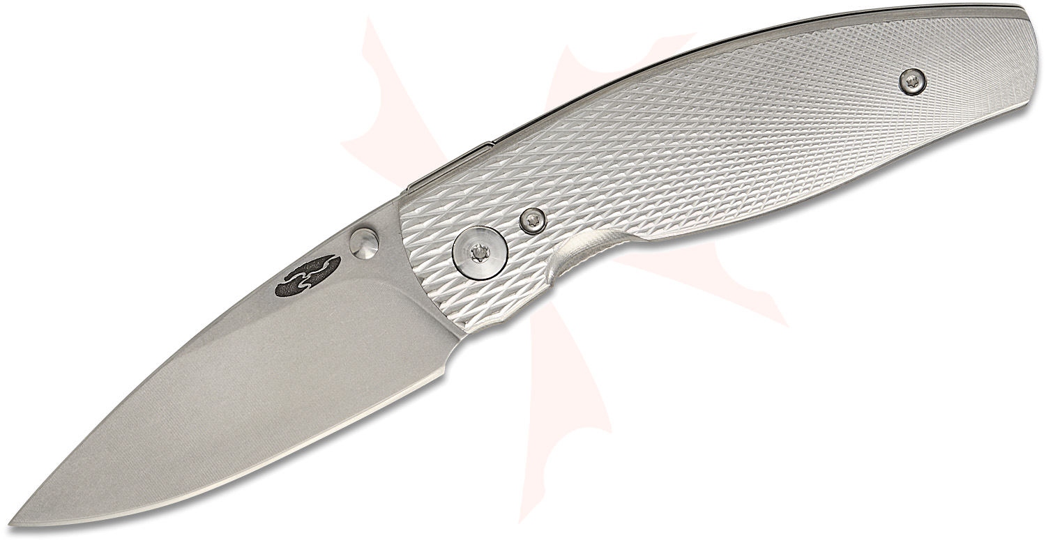 Three Rivers MFG Neutron 2 Liner Lock Folding Knife 3" CPM-20CV Tumbled ...