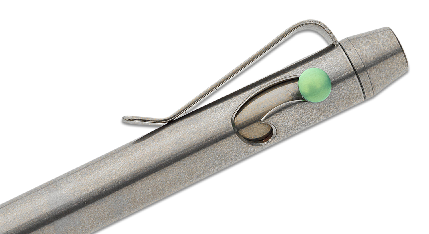 Ti2 Design Regular BoltLiner Fluted Titanium Pen, 5" Overall, Green ...