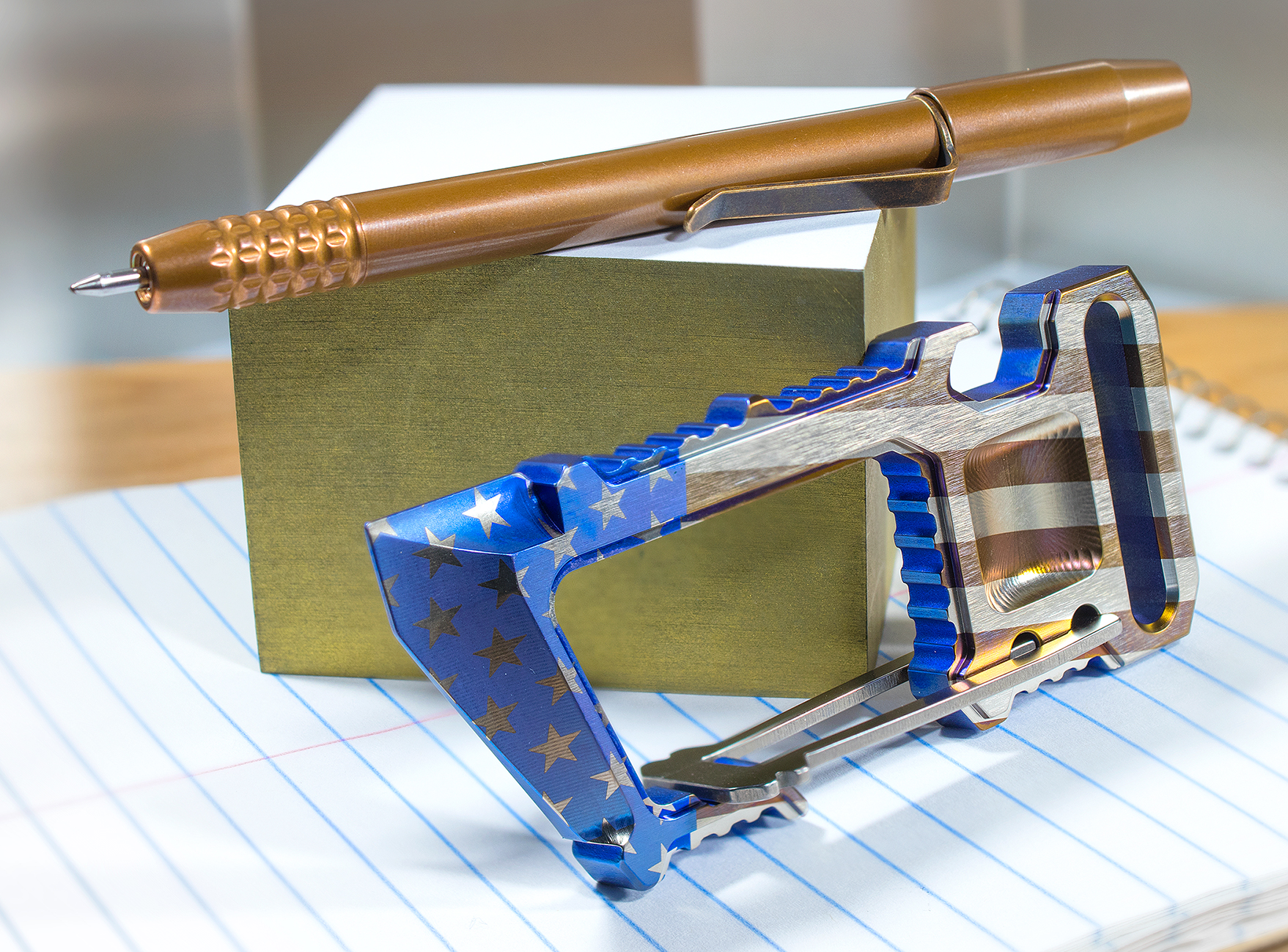 Ti2 Design Techliner Copper Pen with Bronze Clip, 5.75" Overall ...