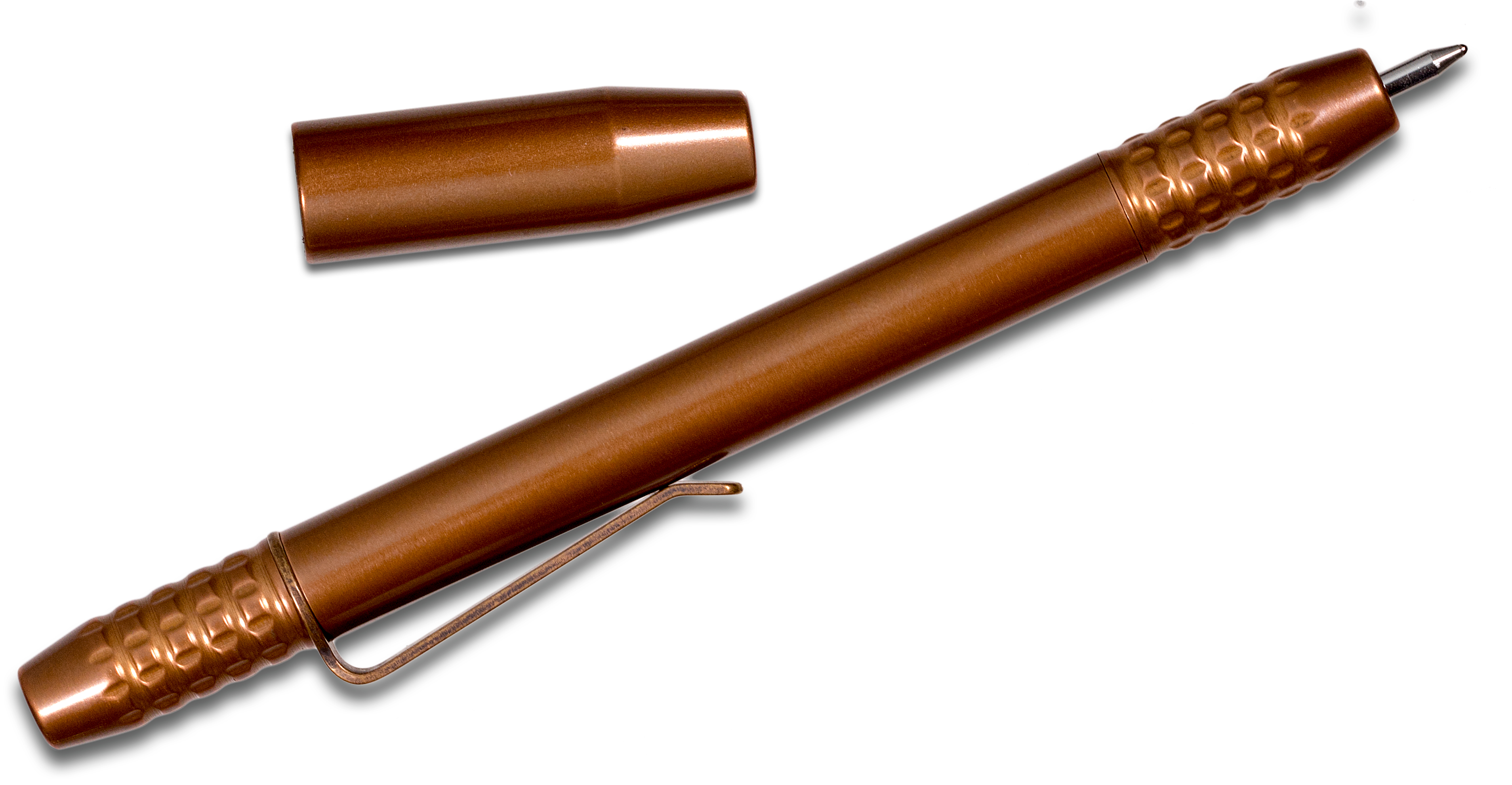 Ti2 Design Techliner Shorty Copper Pen with Bronze Clip, 5" Overall ...