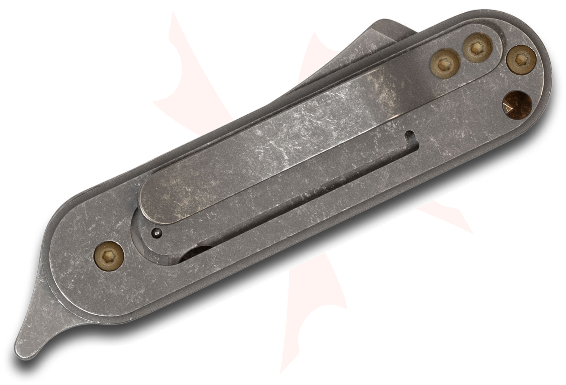 Serge Panchenko Custom Bean Cleaver Slipjoint Flipper 2.125" Dark ...