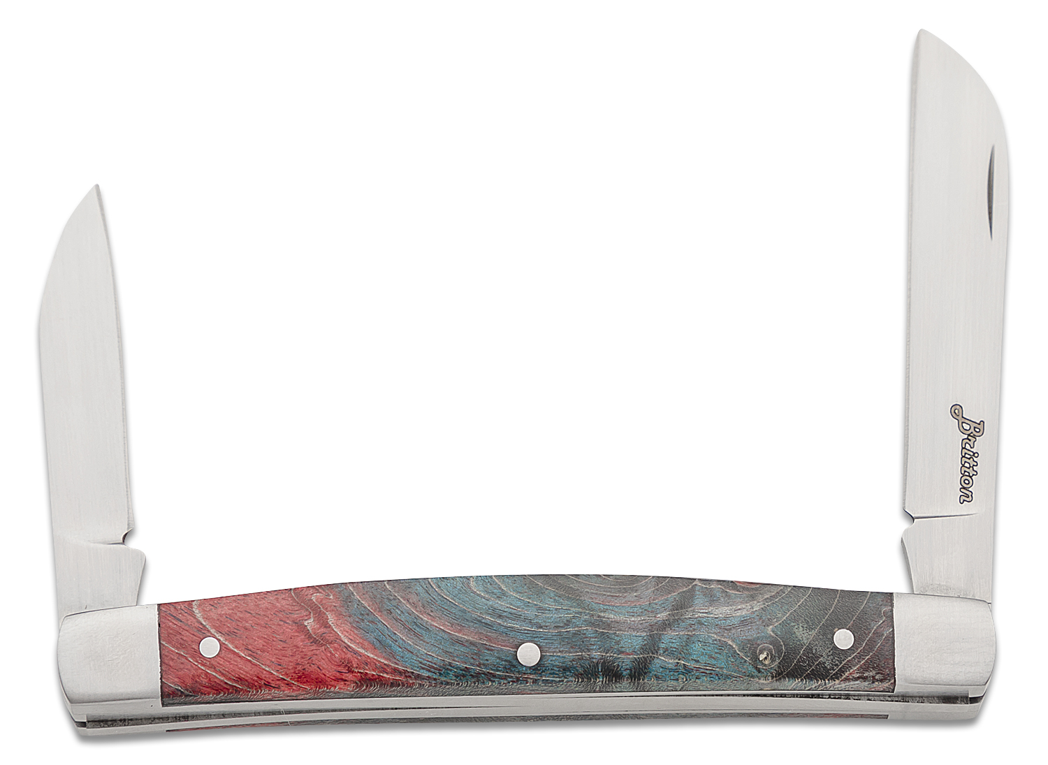 Tim Britton Knives Custom 2-Blade Darter Traditional Folding Knife ...