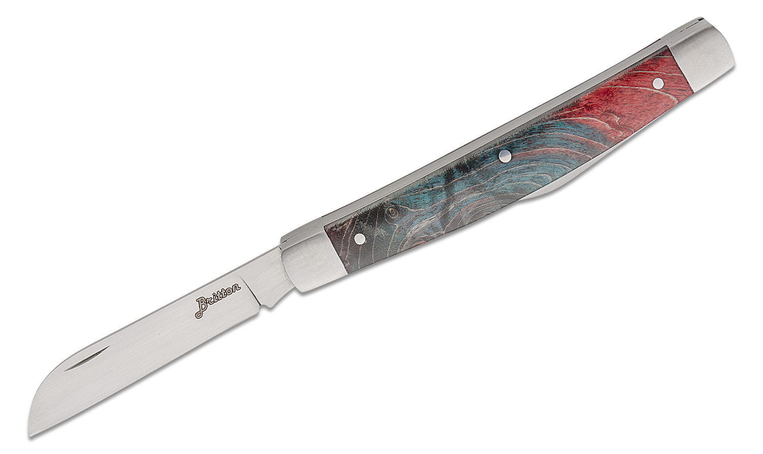 Tim Britton Knives Custom 2-Blade Darter Traditional Folding Knife ...