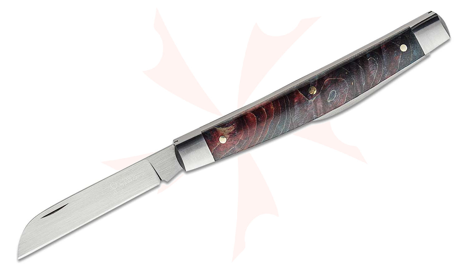 Tim Britton Knives Custom 2-Blade Traditional Folding Knife, Hand ...