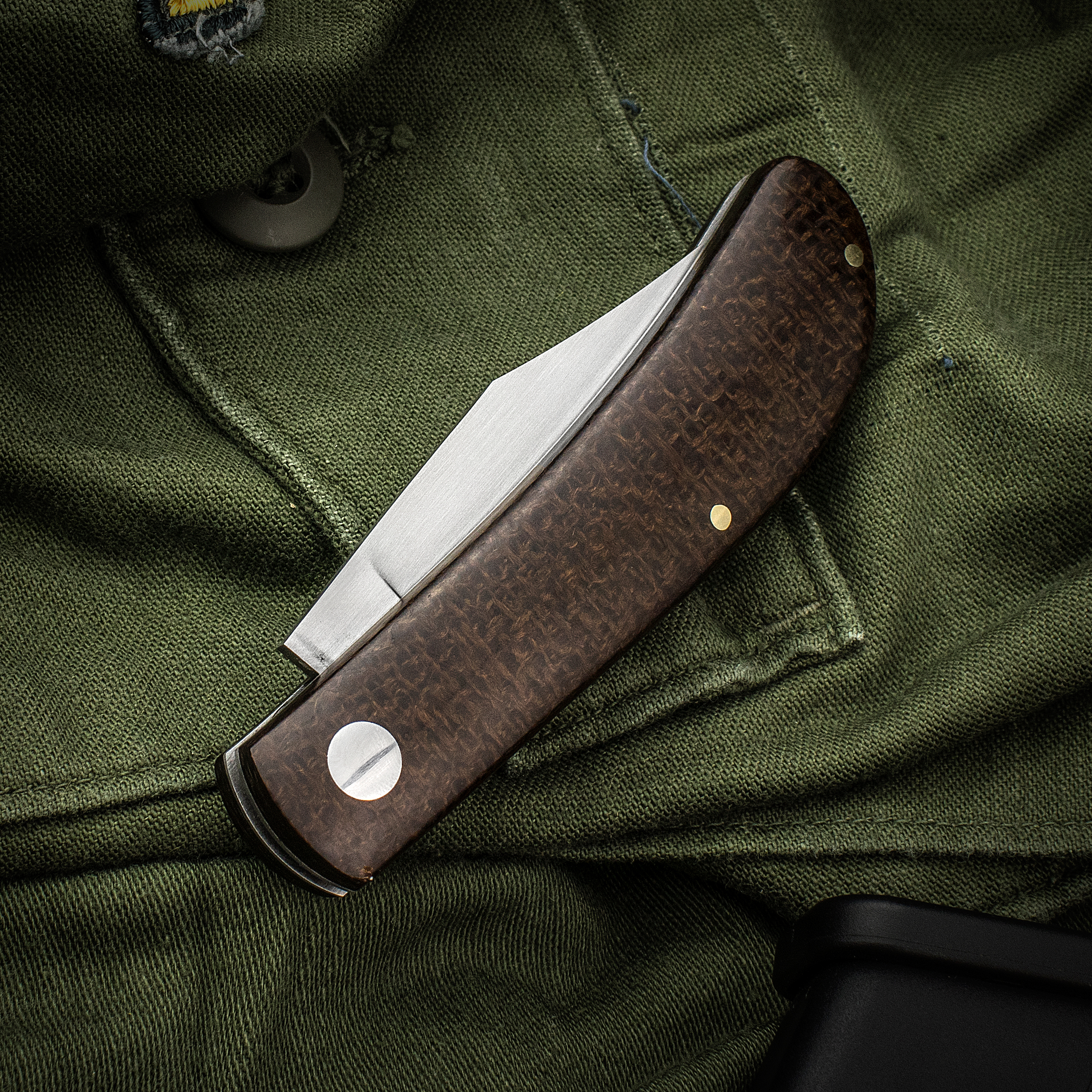 Tim Britton Knives Custom Lanny's Clip Traditional Folding Knife 3" BG ...