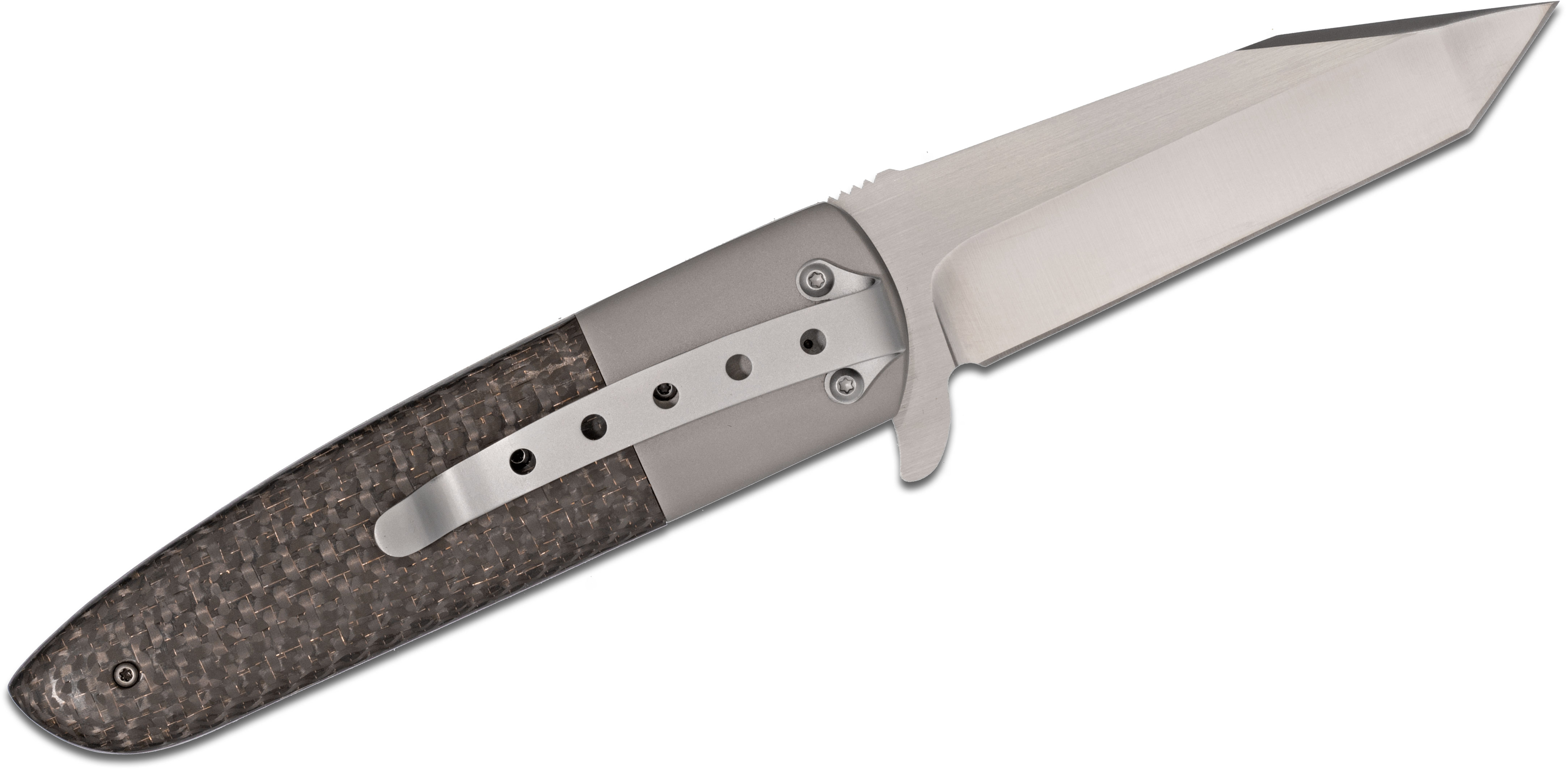 Tim Britton Knives Custom Recondo Flipper 3.375" S35VN Satin Tanto ...