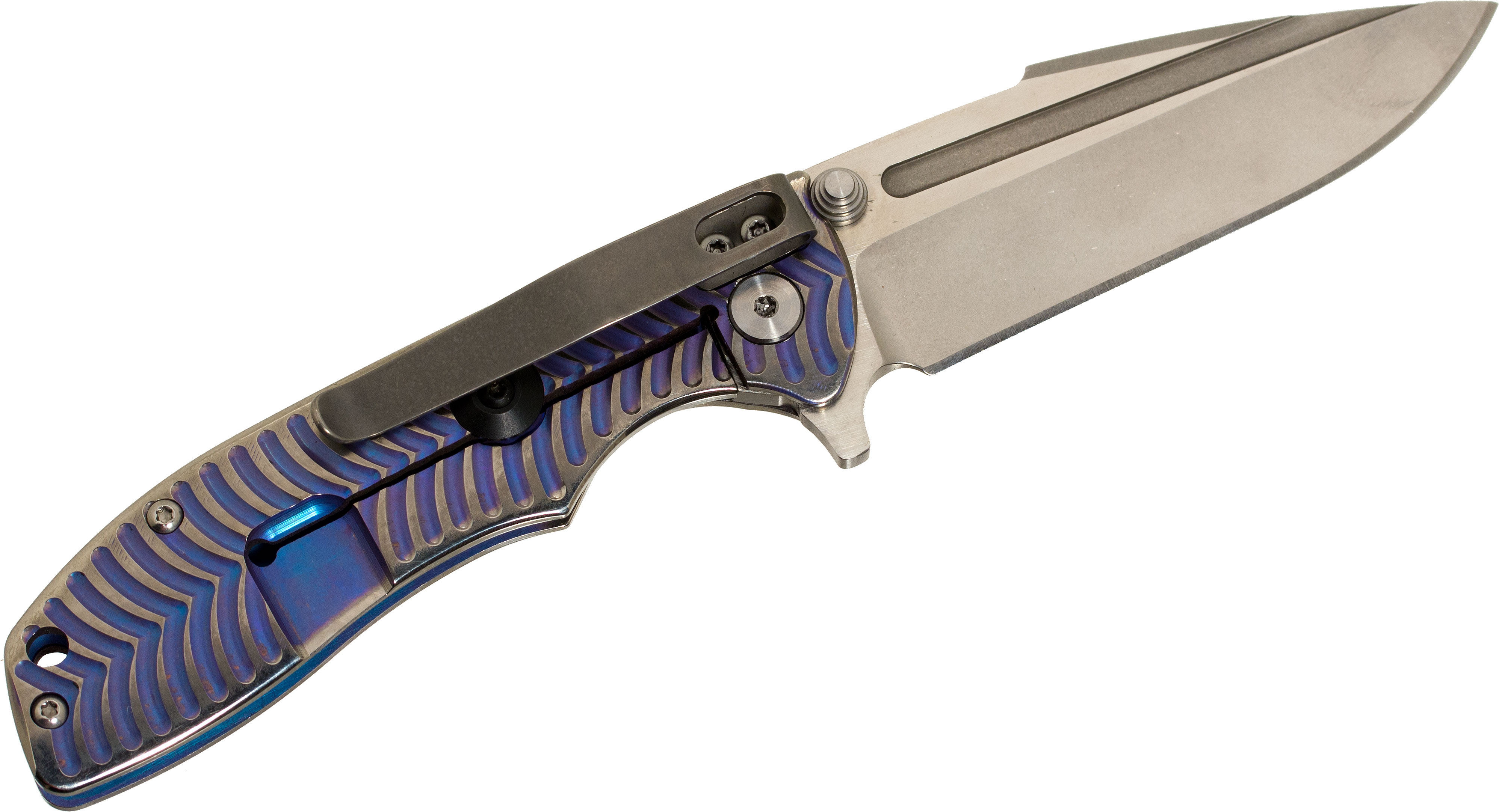 Tim Britton Knives Custom T-10 Flipper 2.96" S35VN Drop Point Blade ...