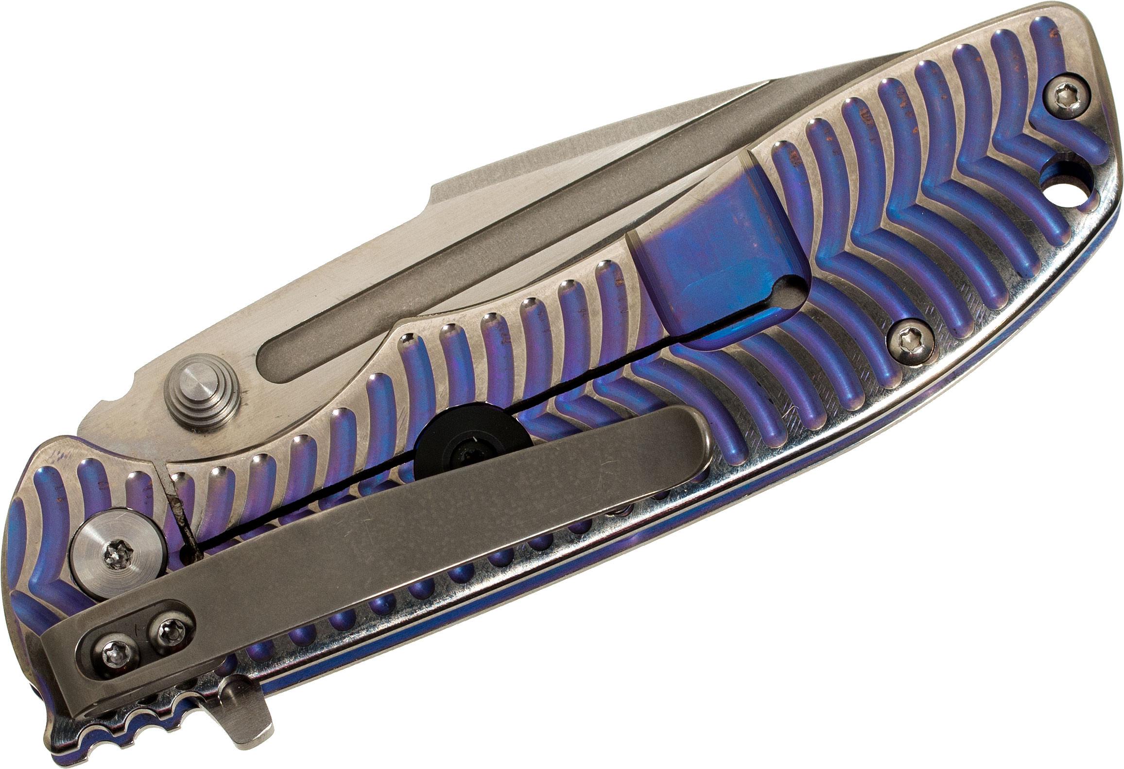 Tim Britton Knives Custom T-10 Flipper 2.96" S35VN Drop Point Blade ...