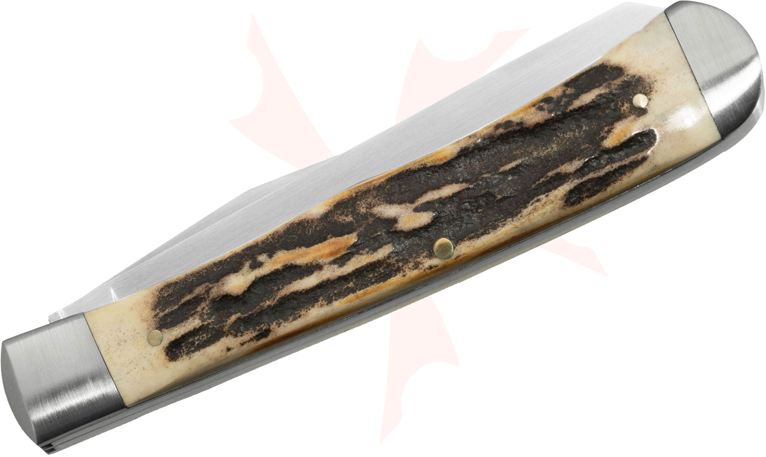 Tim Britton Knives Custom 2-Blade Trapper Traditional Folder, Satin BG ...