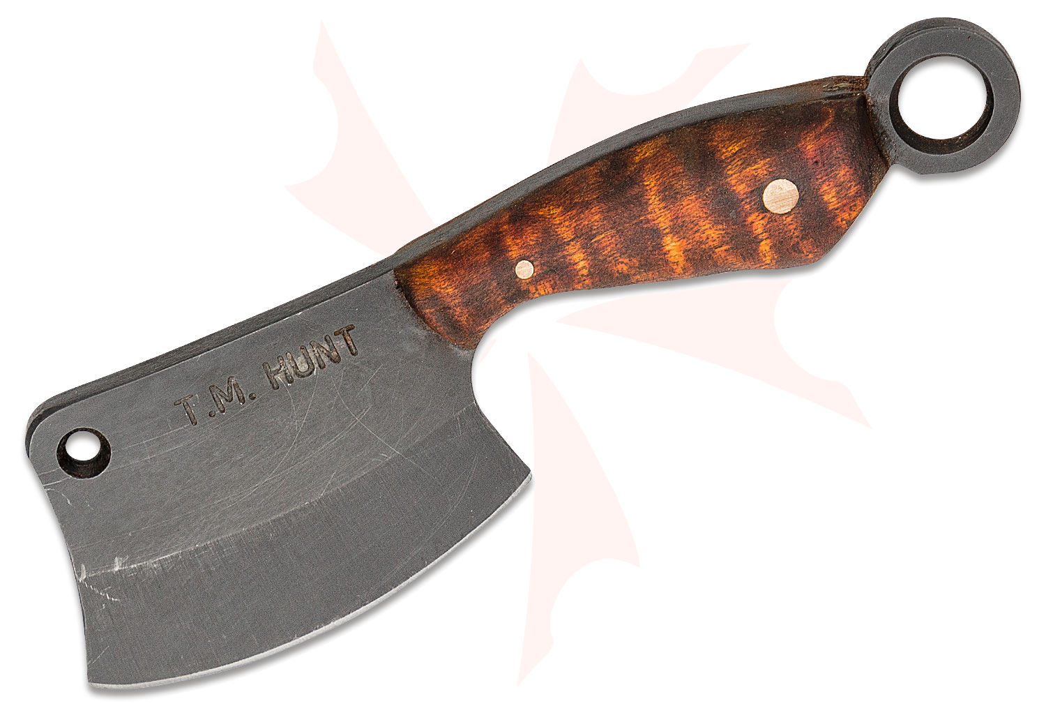 T.M. Hunt Custom Leavit Mini Keychain Cleaver 1.75" O1 Steel Fixed ...