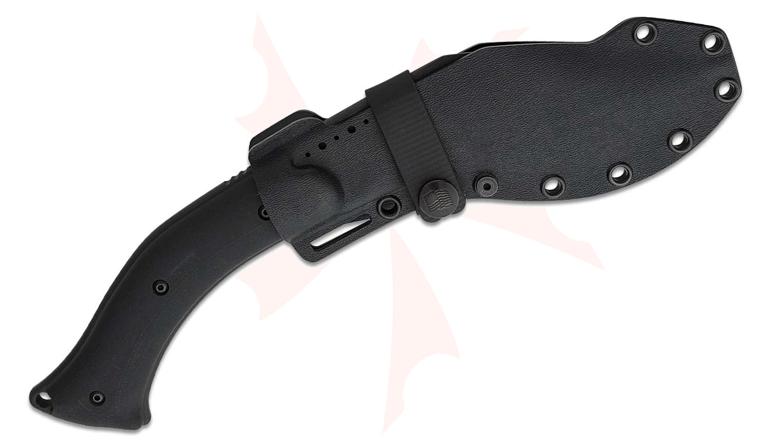 Todd Begg Knives War Junkie PDK Fixed Blade Knife 5.865" S35VN Black ...