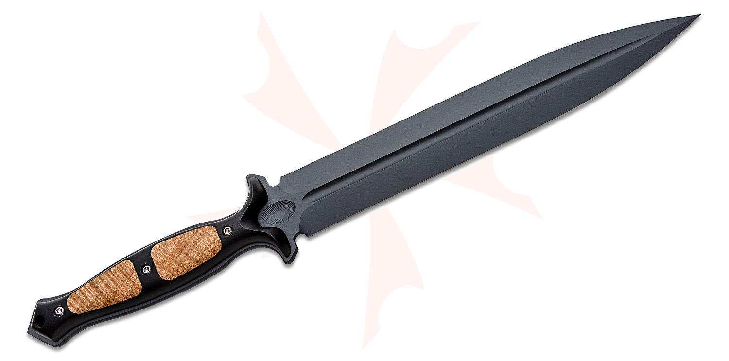 Todd Begg Custom Large Dagger Fixed Blade Knife 10" CPM-154 Sniper Gray ...