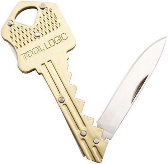 Tool Logic KEY-01 Folding Key Knife 1.5" Blade, Stainless Steel ...