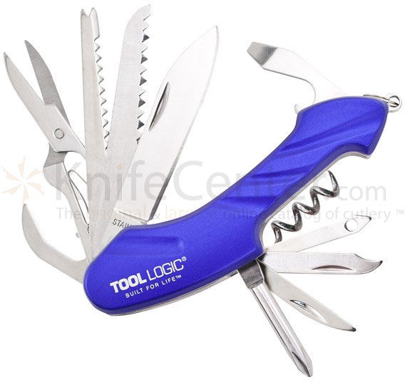 Tool Logic Outdoor Companion Multi-Tool, Blue - KnifeCenter - MT-02 ...