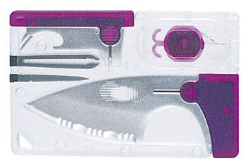 Tool Logic with Light Credit Card Size Tool LITE Ice Purple ...