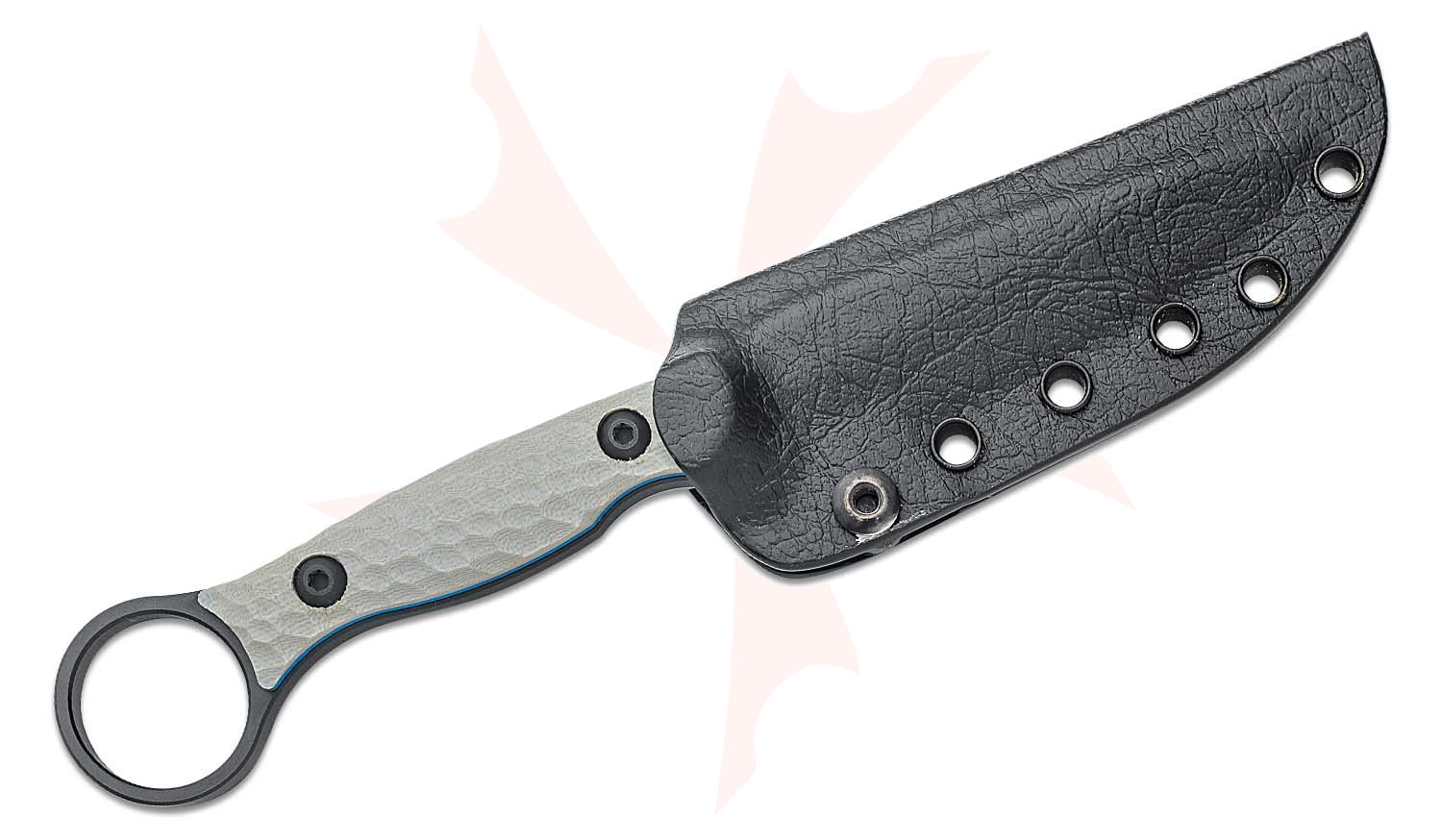 Toor Knives Anaconda Fixed Blade Knife 3.75" CPM-S35VN Black Drop Point ...