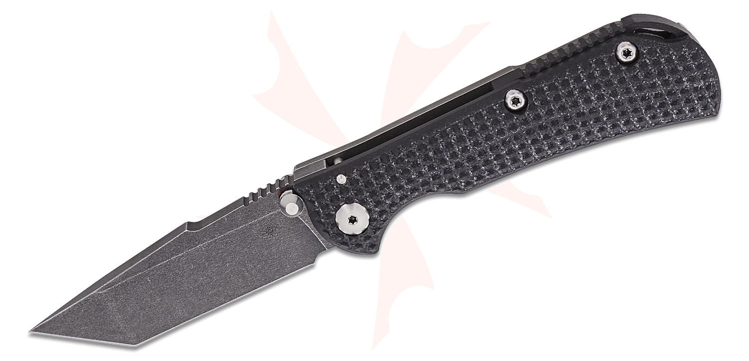 Toor Knives Chasm XLT Folding Knife 3.125" CPM-154 Black Oxide Tanto ...