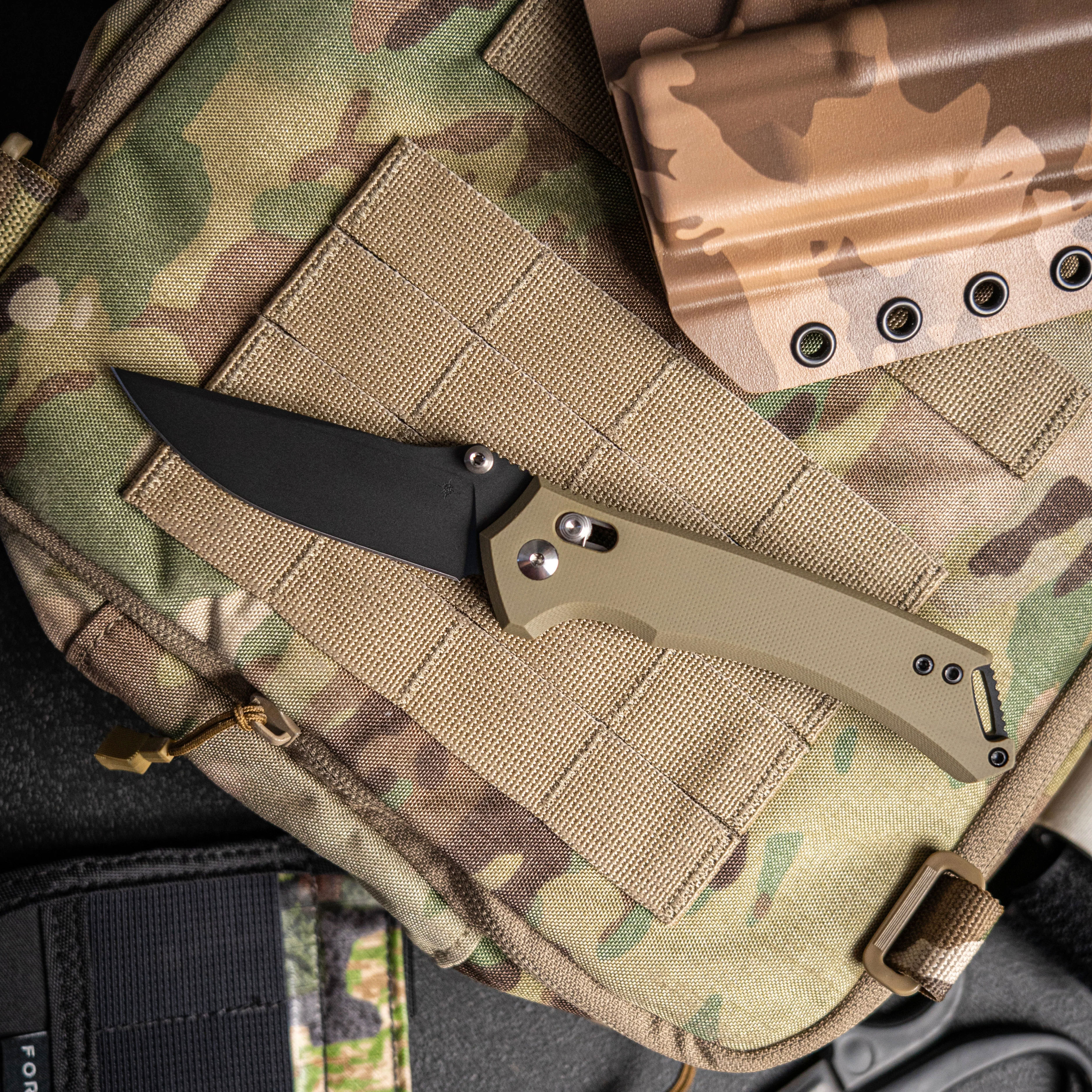 Toor Knives Draper Crossbar Lock Folding Knife 3.5" CPM-MagnaCut SOCOM ...