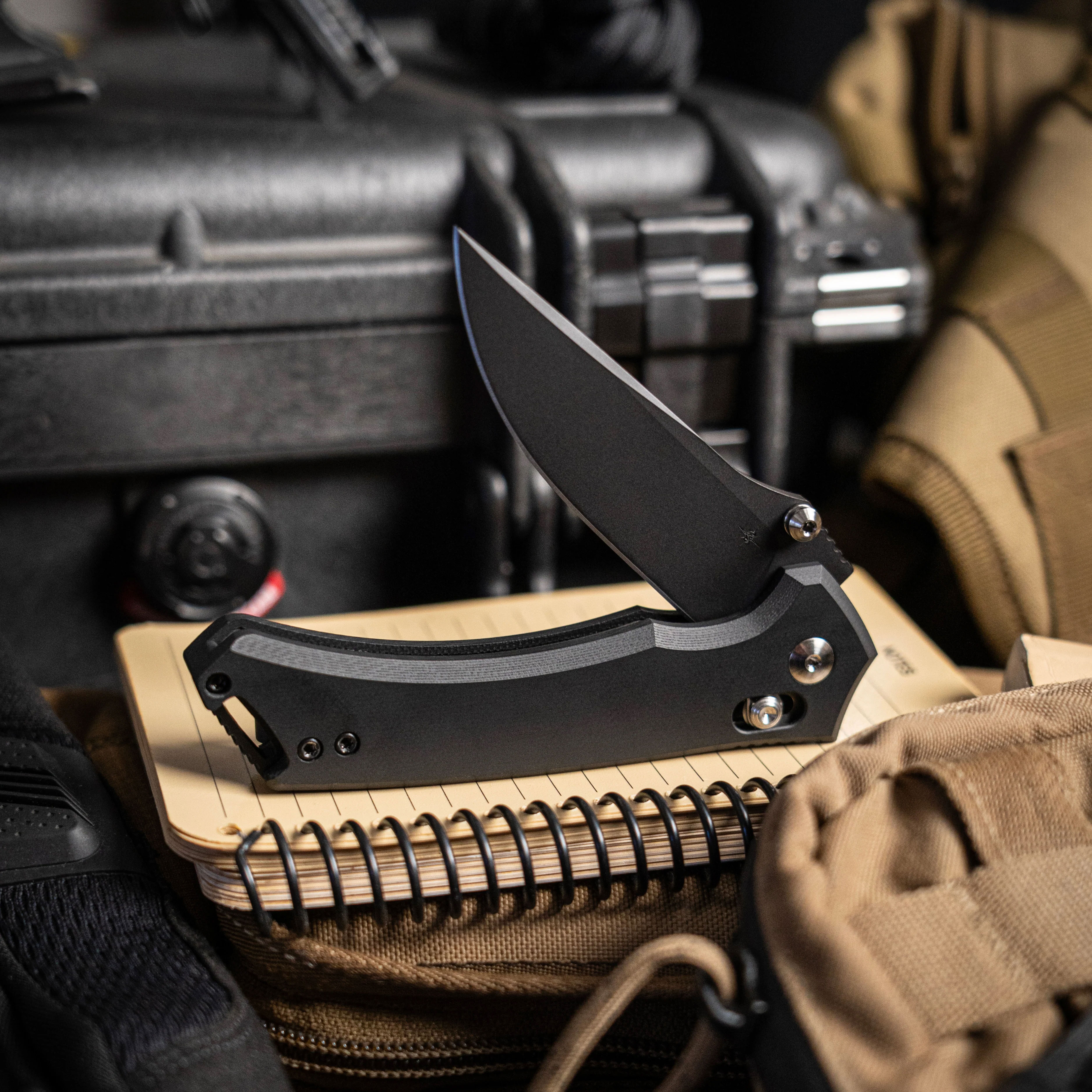 Toor Knives Draper Crossbar Lock Folding Knife 3.5" CPM-MagnaCut SOCOM ...