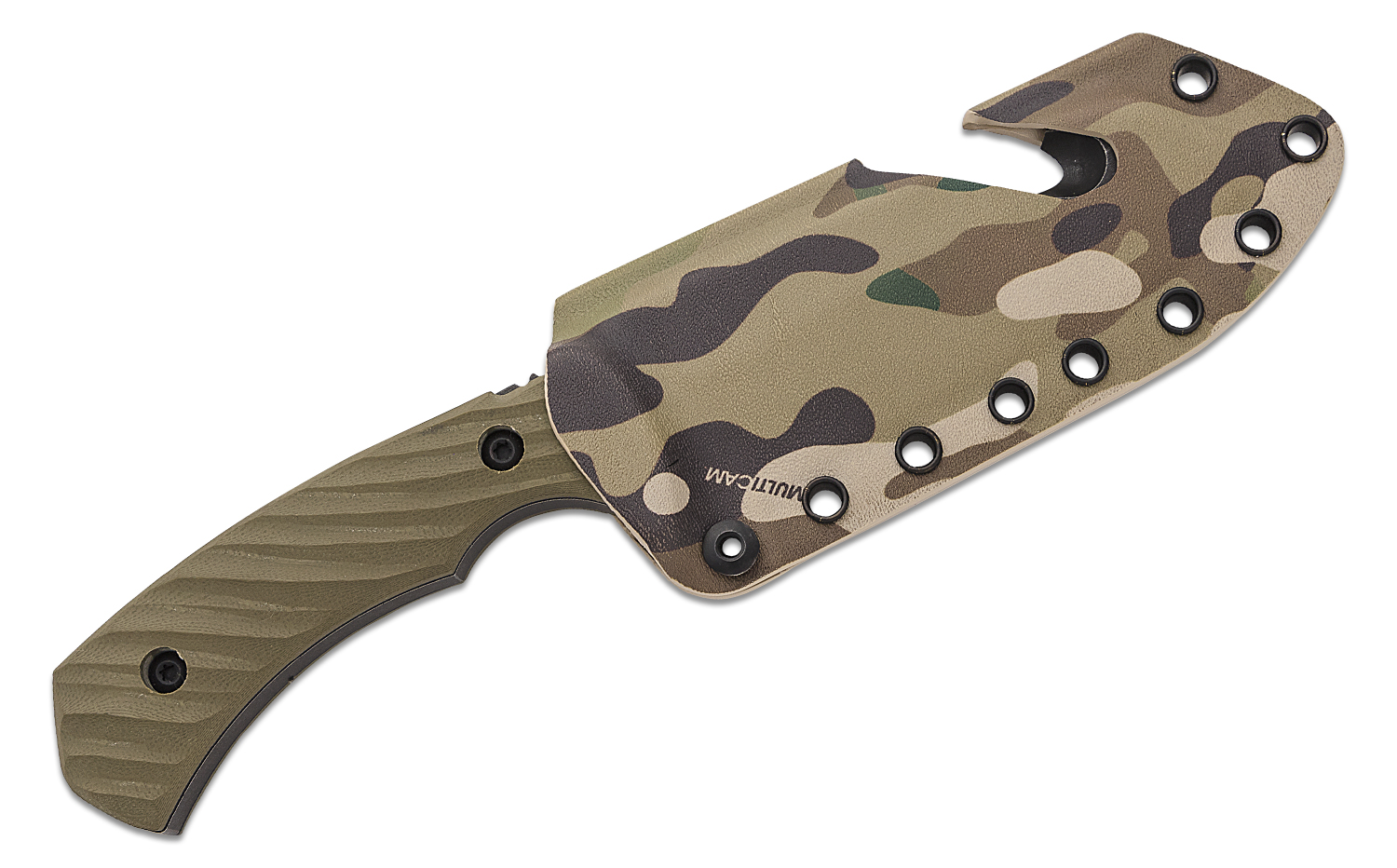 Toor Knives Egress SAR Fixed Blade Knife 4.875" CPM-S35VN Black Oxide ...