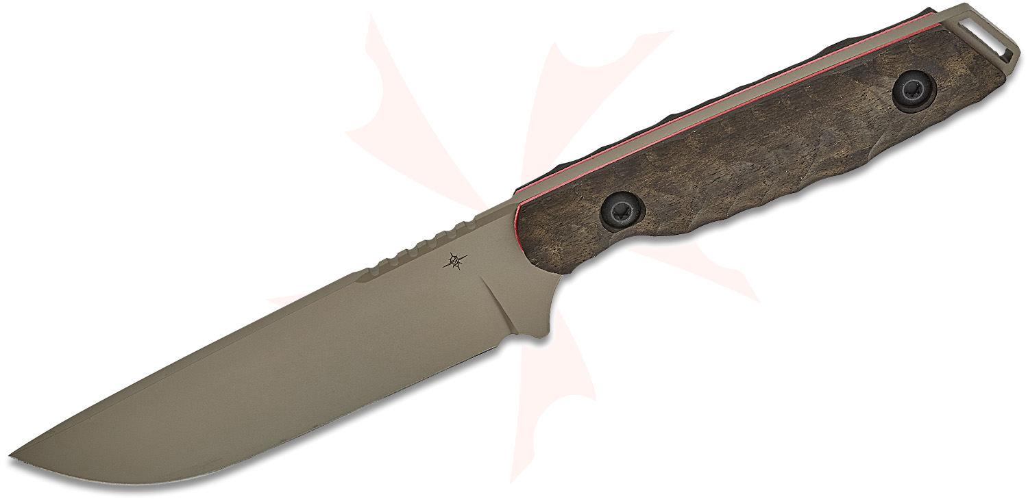 Toor Knives Field 2.0 Fixed Blade Knife 4.5" CPM-154 Canyon Drab Drop ...