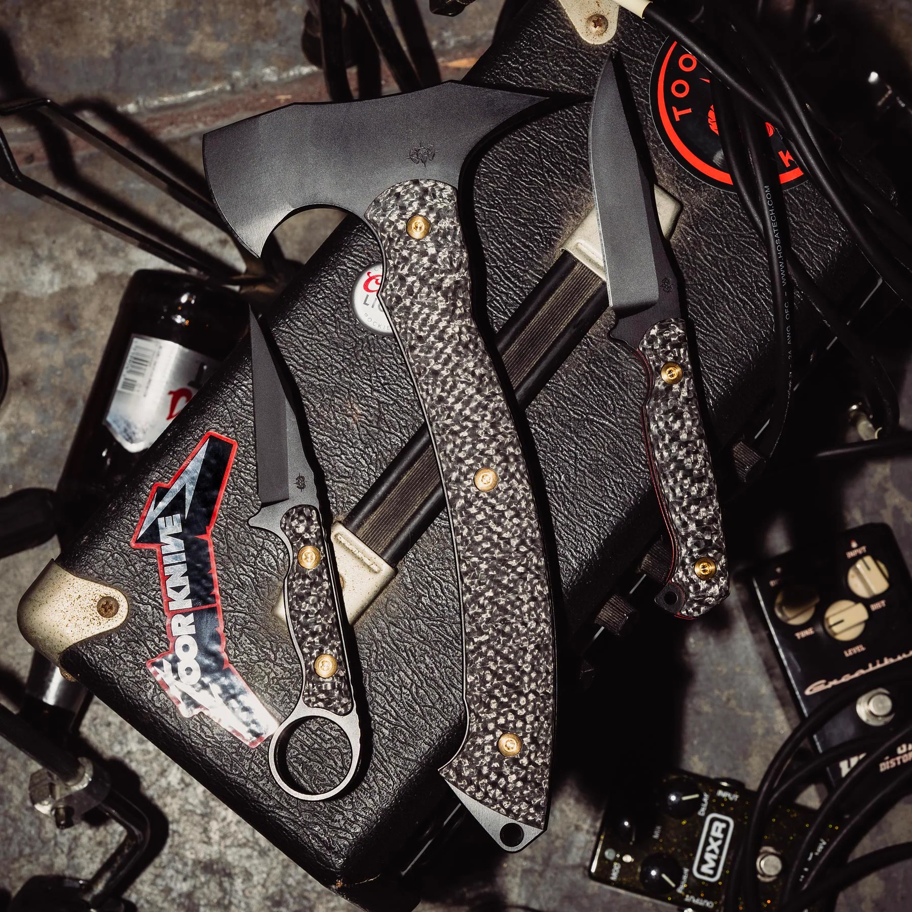 Toor Knives Limited Edition Heavy Metal Jank Shank W Fixed Blade Neck ...