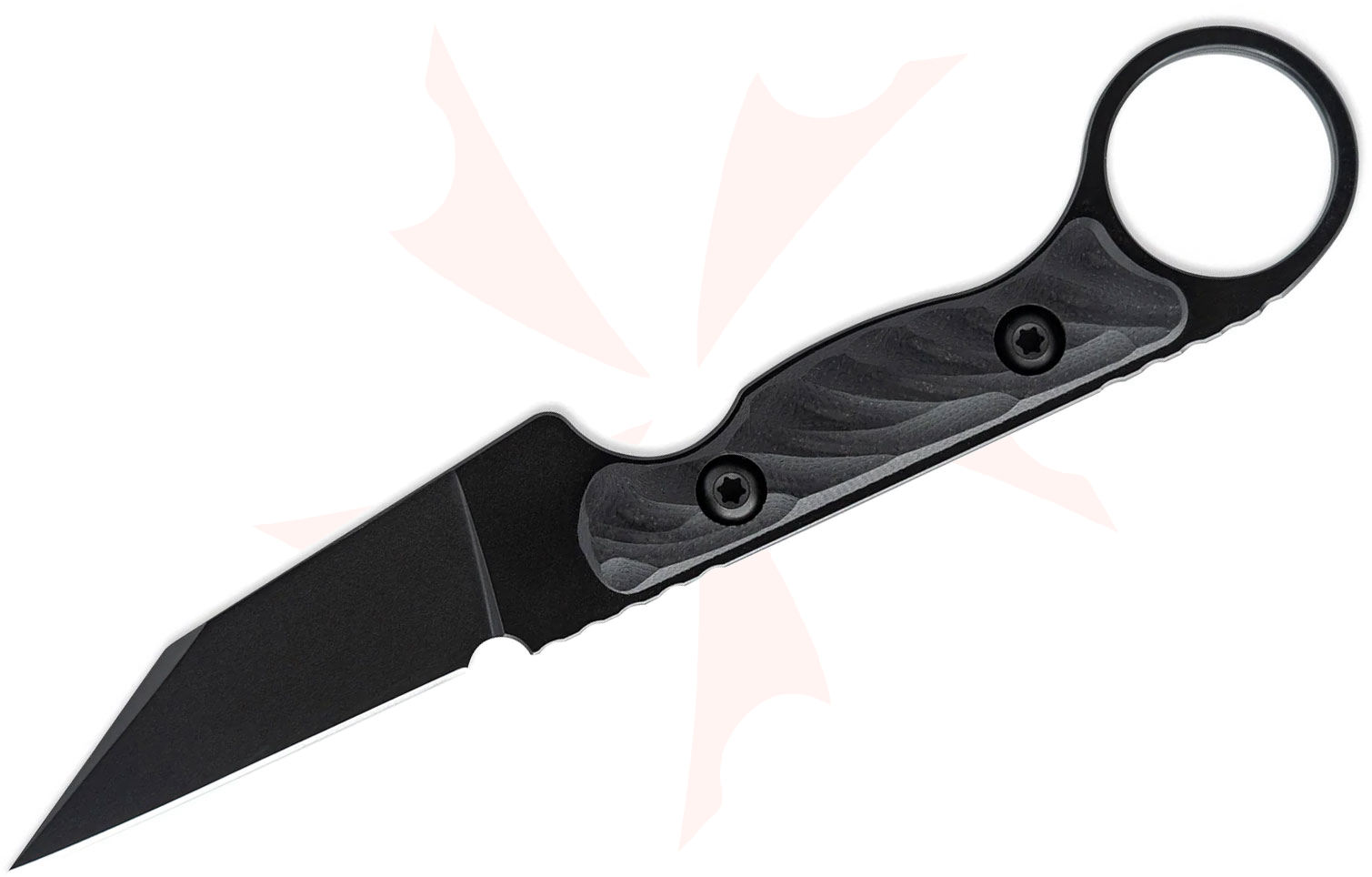 Toor Knives Jank Shank Pikal Fixed Blade Neck Knife 3" CPM-154 Shadow ...